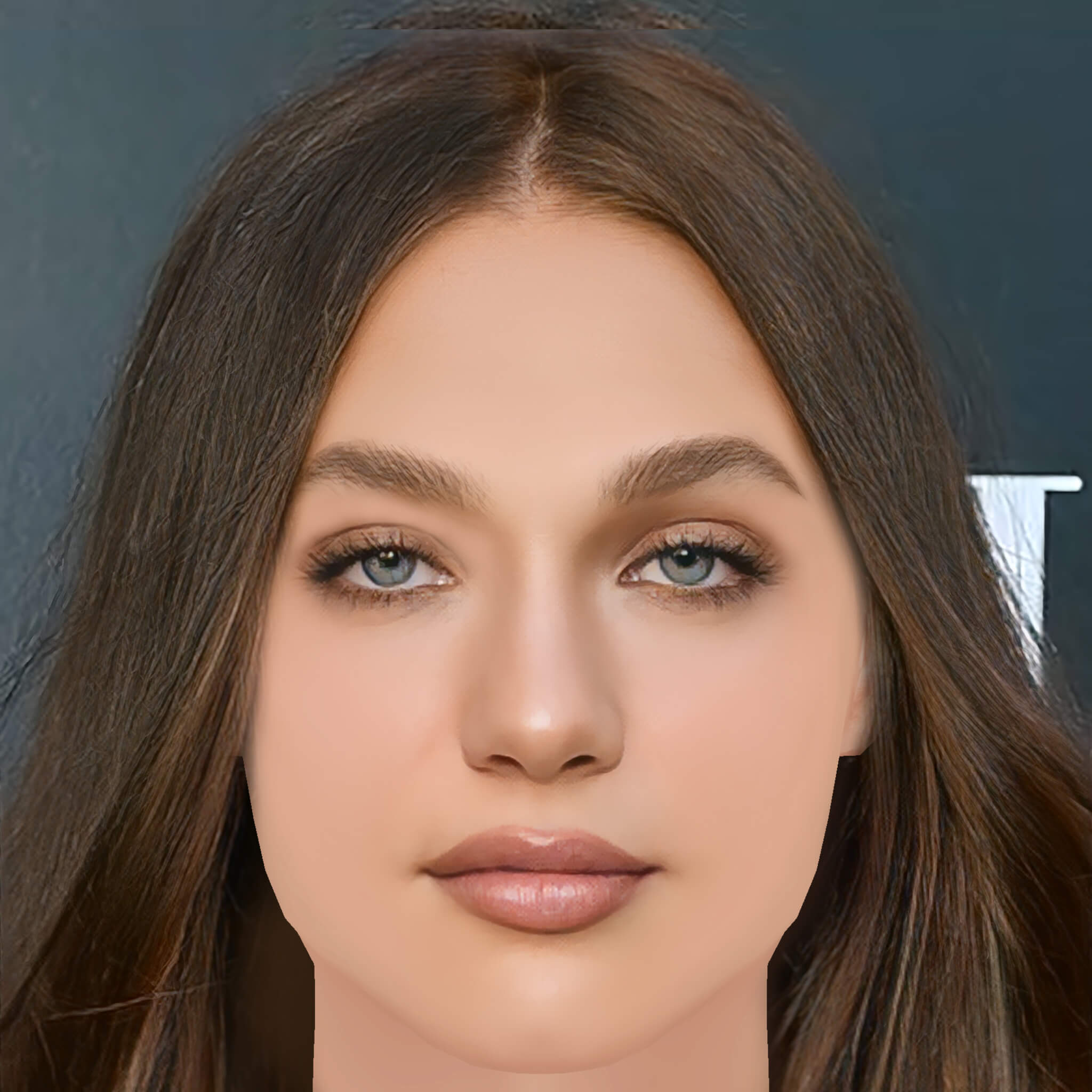 Maddie Ziegler Head - No Hair - Low Poly Head for Game 3D Model by ...