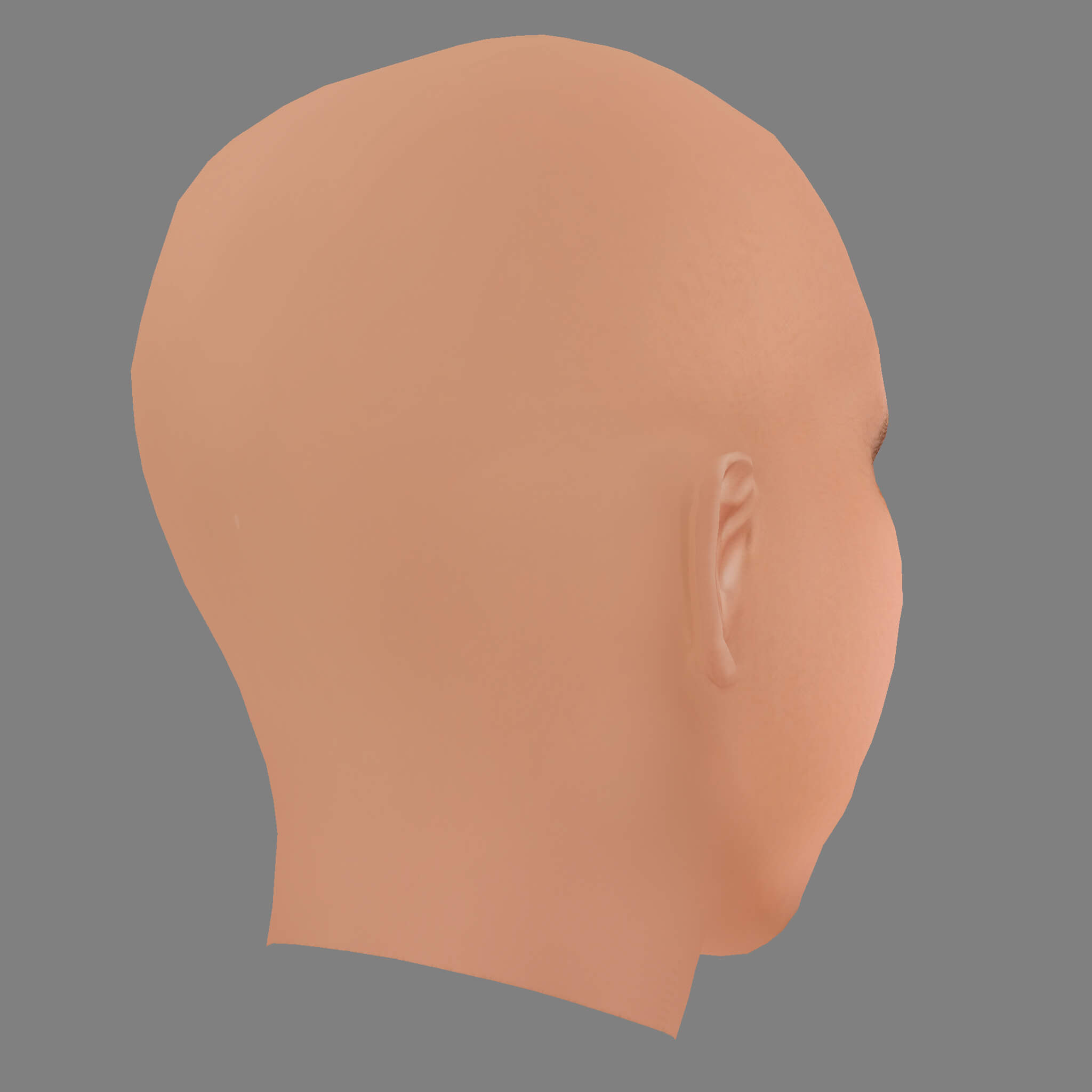 Mark Strong Head - Low Poly Head for Game 3D Model by Nammichael