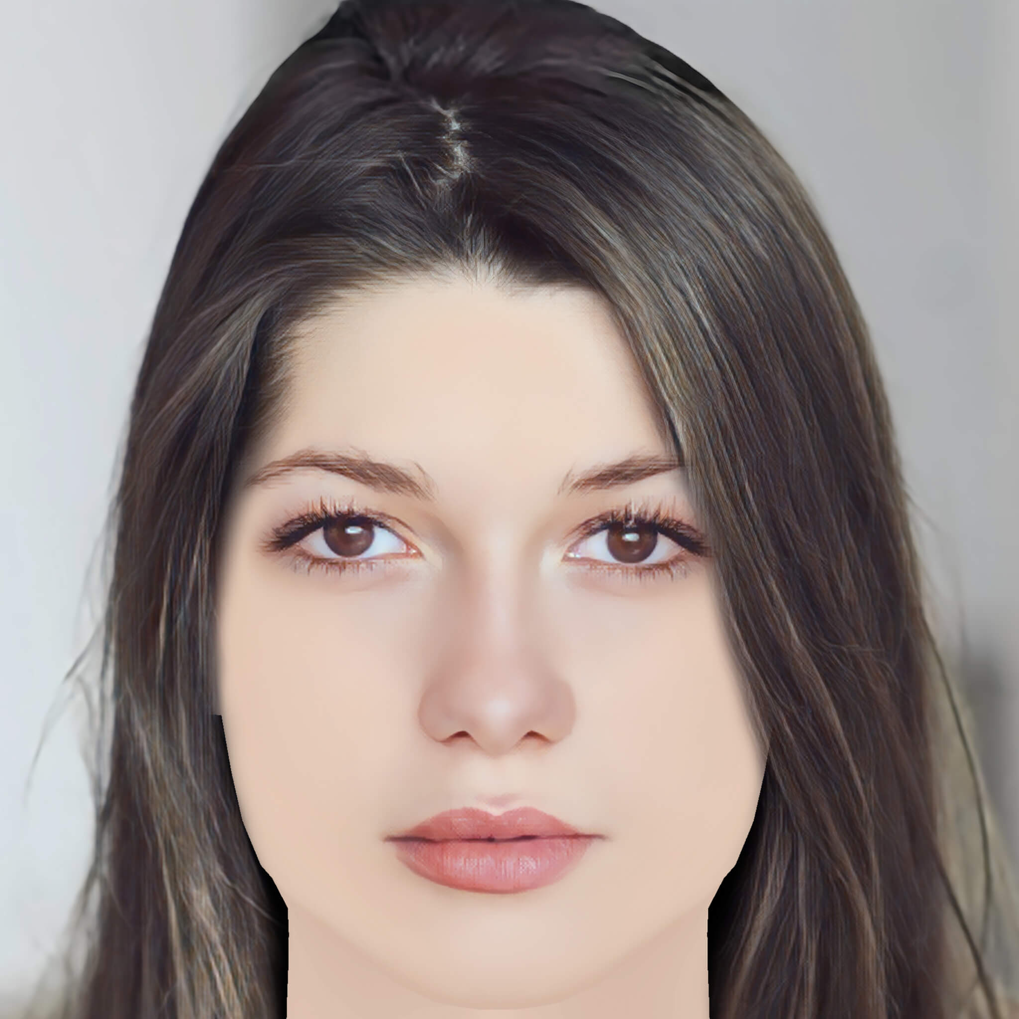 Mathilde Ollivier Head - No Hair - Low Poly Head for Game 3D Model by ...