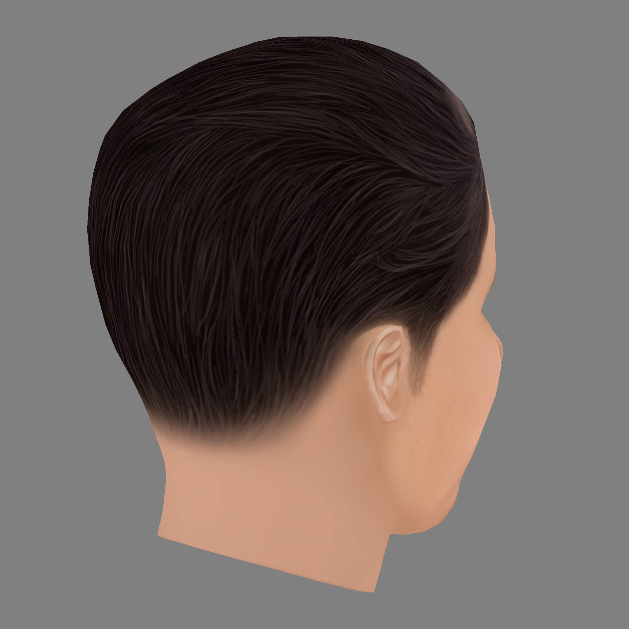 Matthew Luret Head - Low Poly Head for Game 3D Model by Nammichael