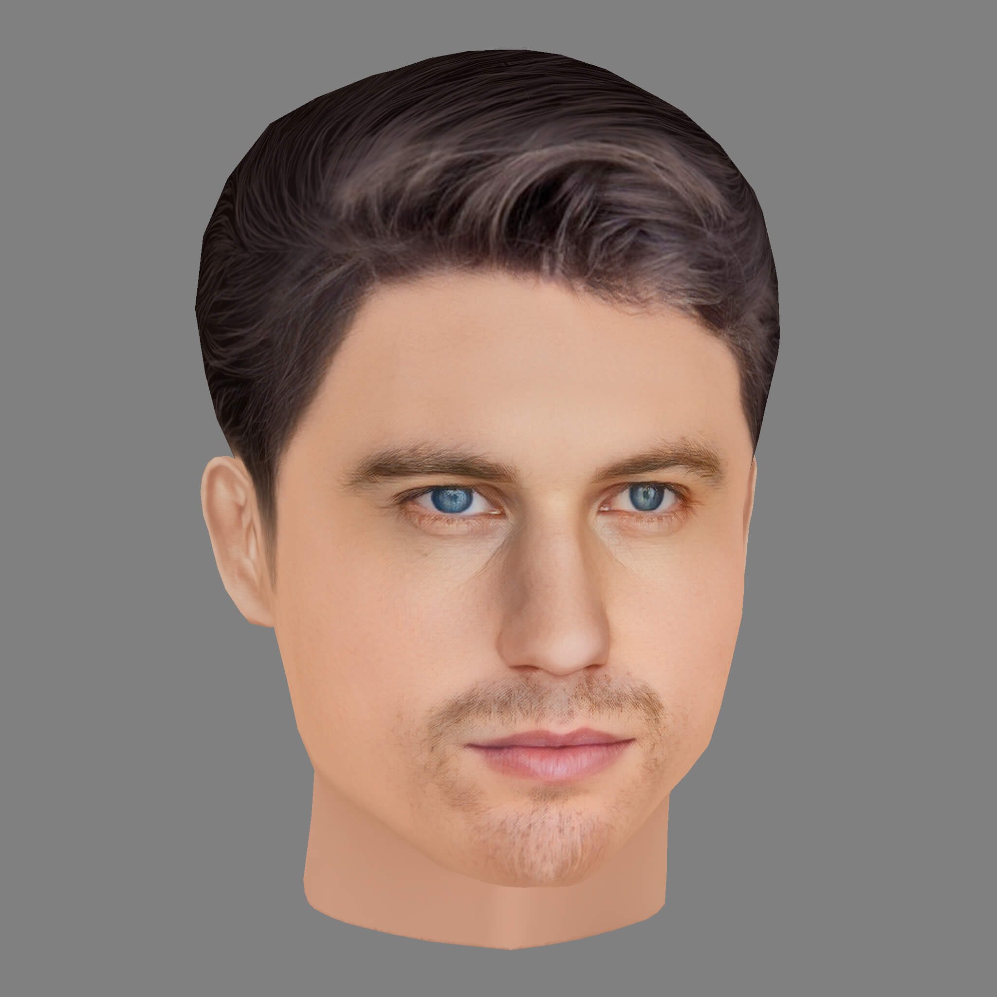 Matthew Luret Head - Low Poly Head for Game 3D Model by Nammichael