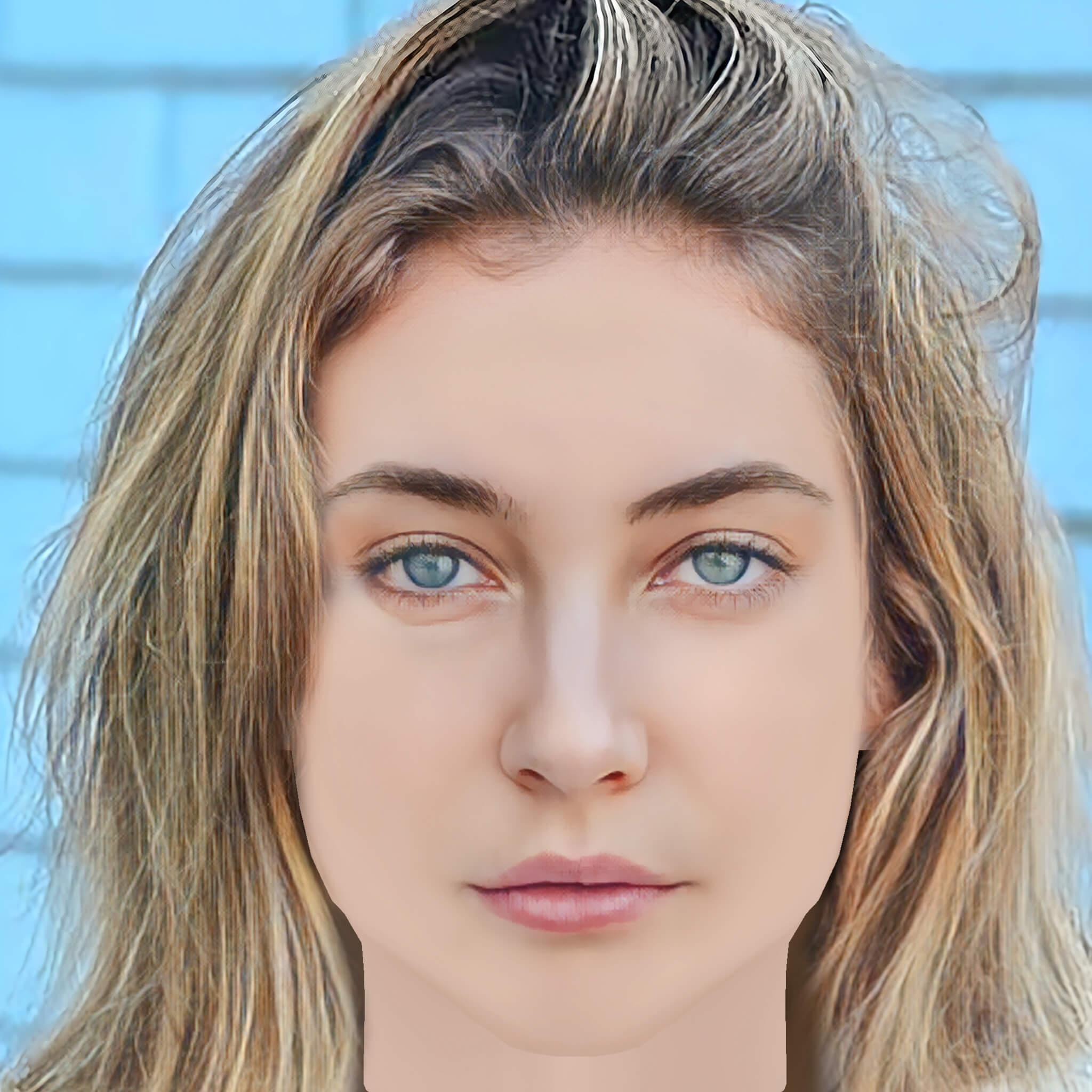 Mavournee Hazel Head - No Hair - Low Poly Head for Game 3D Model by ...