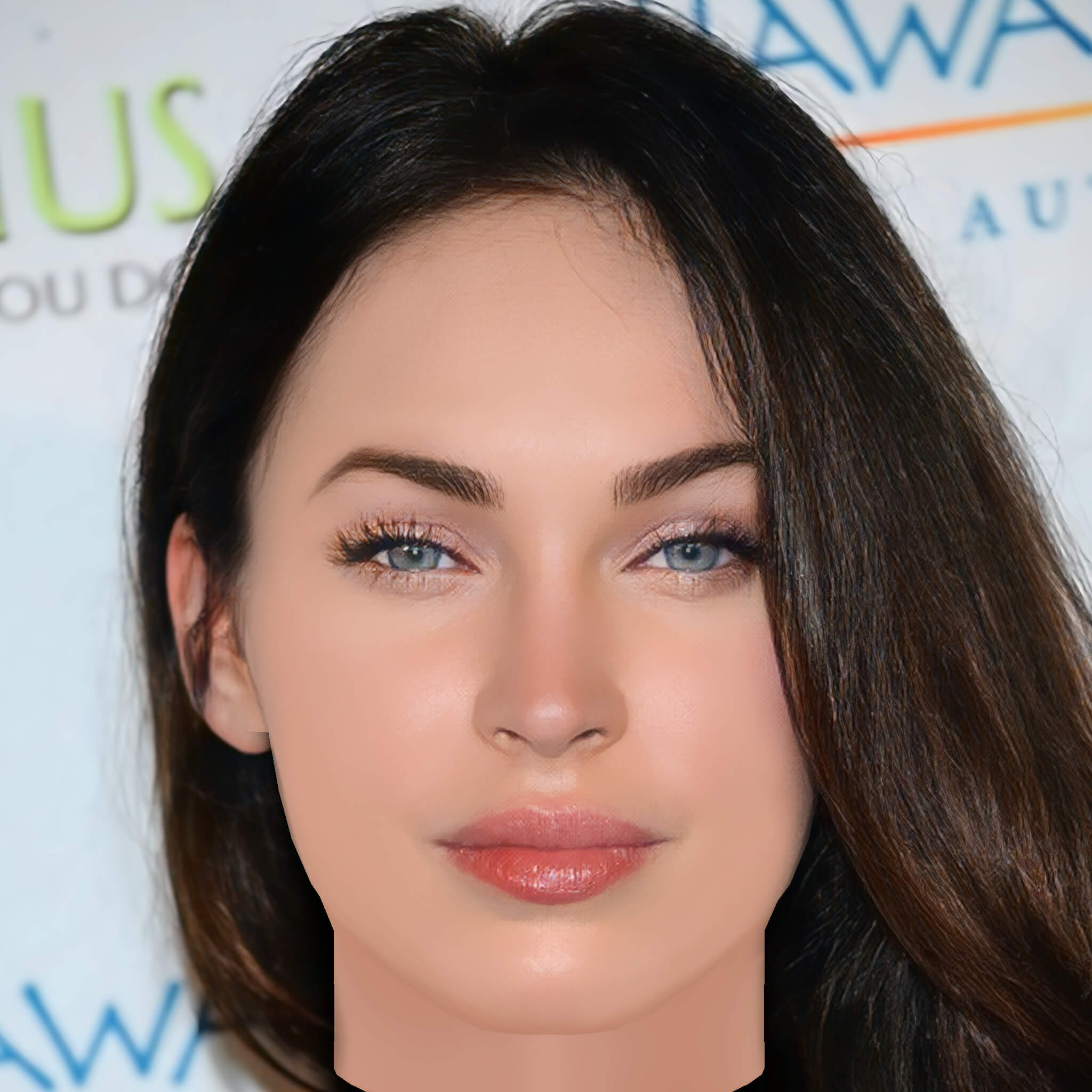 Megan Fox Head - No Hair - Low Poly Head for Game 3D Model by Nammichael
