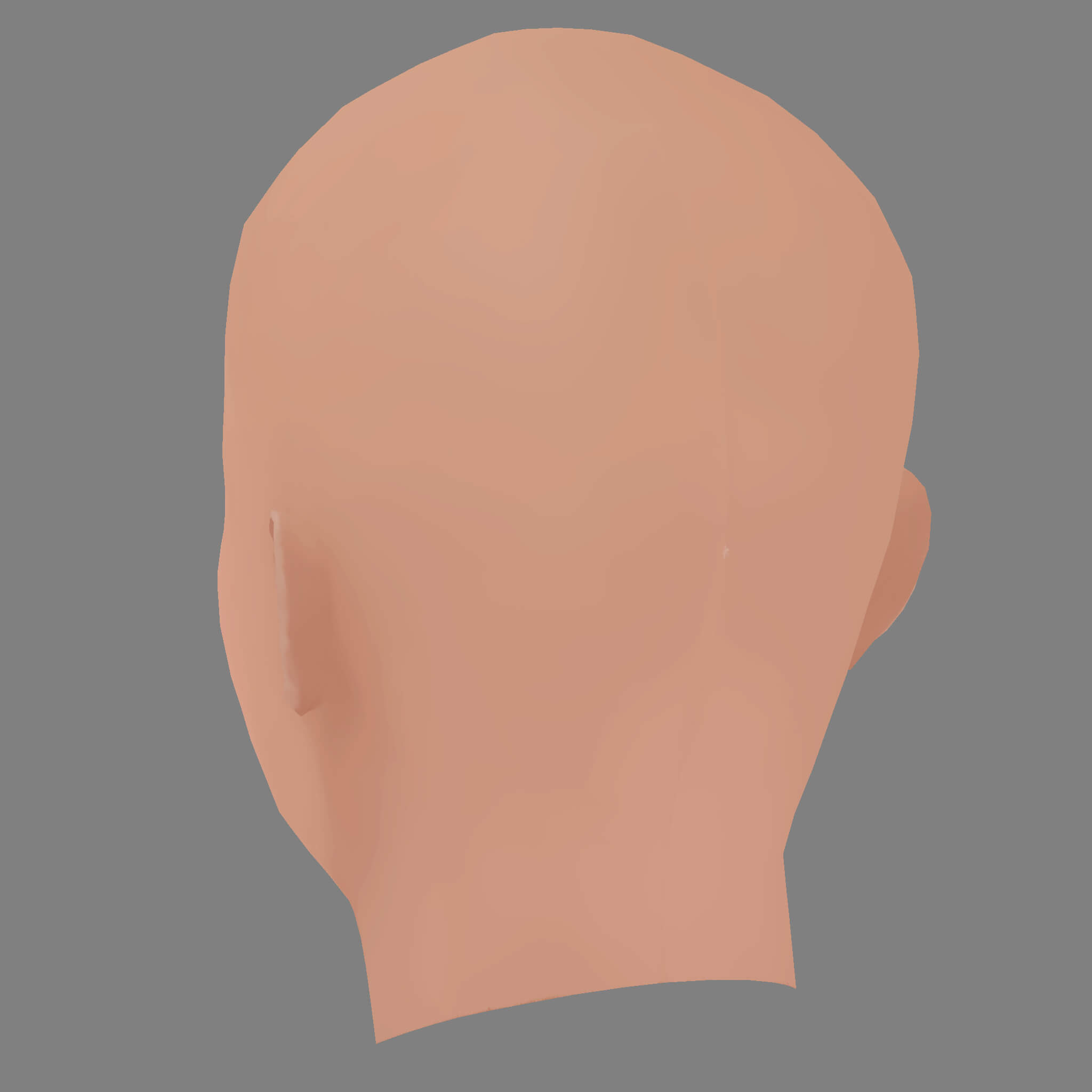 Megan Fox Head - No Hair - Low Poly Head for Game 3D Model by Nammichael