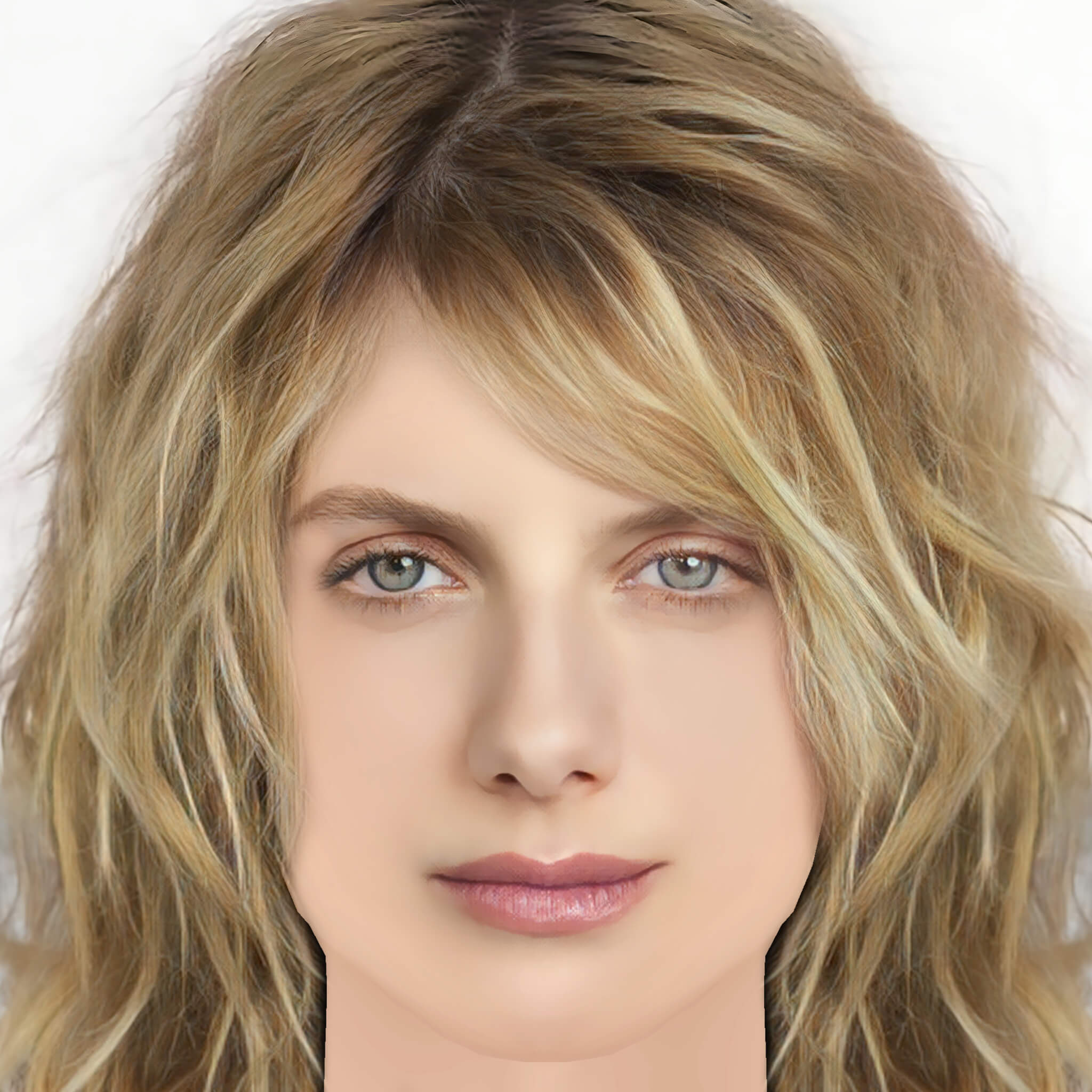 Melanie Laurent Head - No Hair - Low Poly Head for Game 3D Model by ...