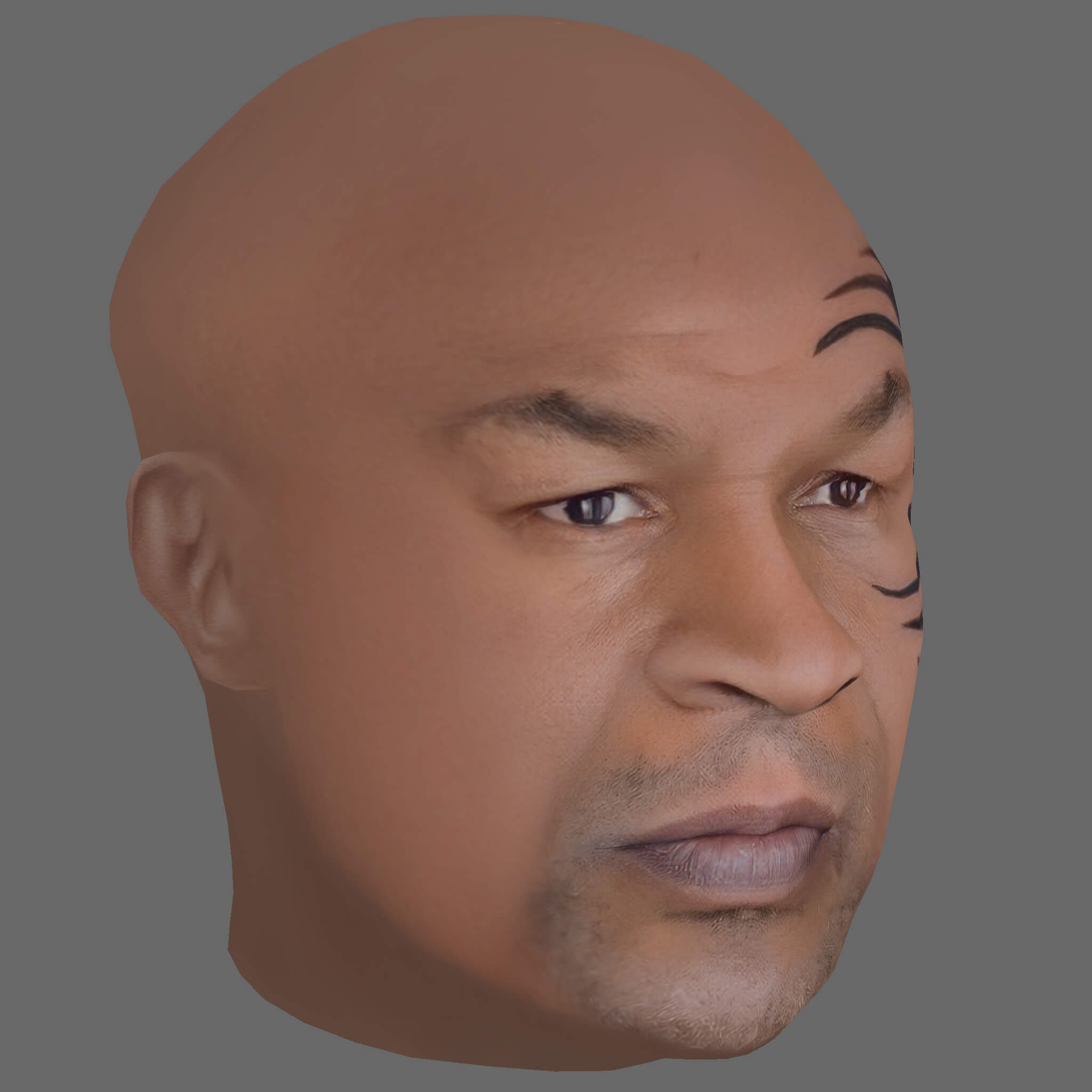 Mike Tyson Head - 3D Model by Nammichael
