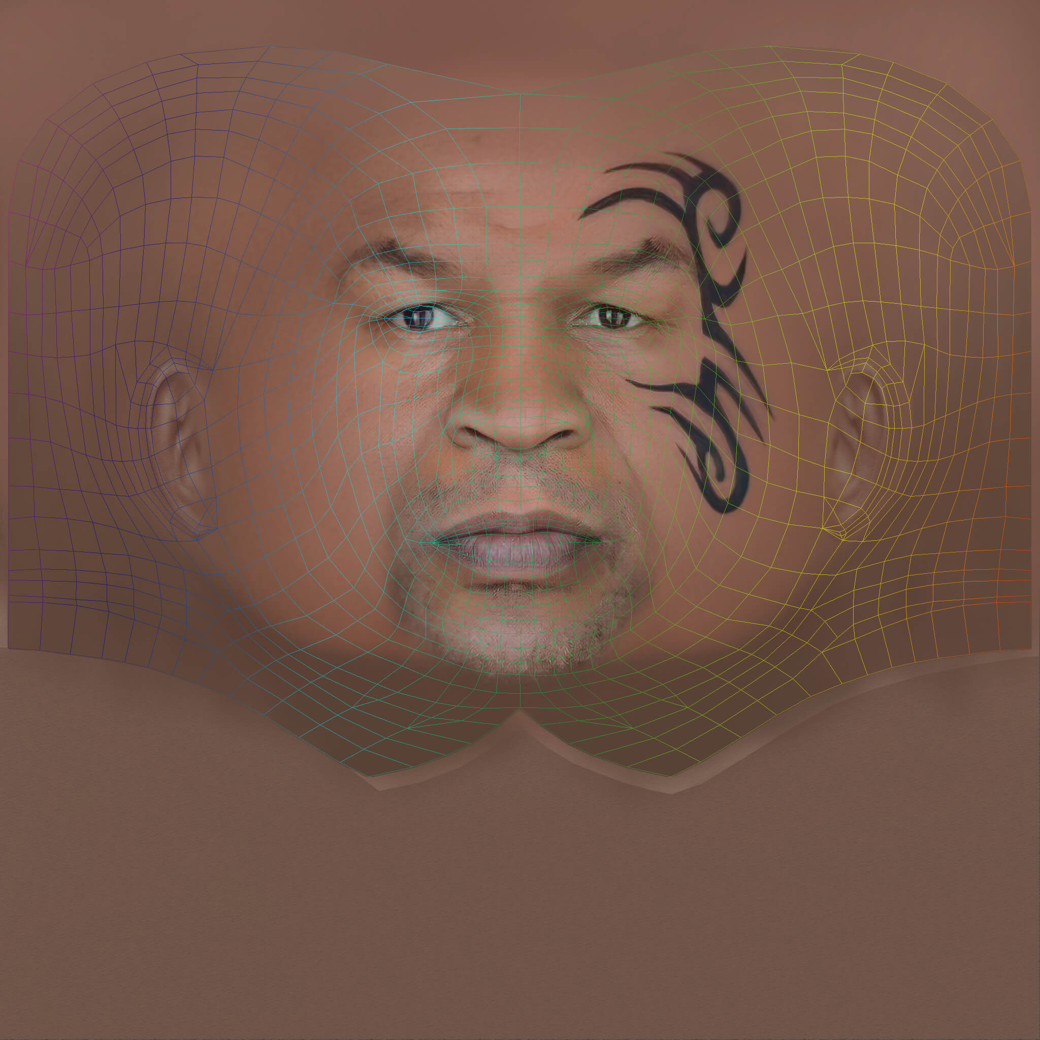 Mike Tyson Head - 3D Model by Nammichael