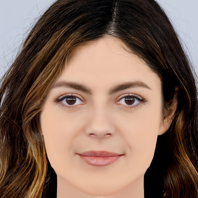 Monica Barbaro Head No Hair Low Poly Head for Game - 3D Model by Nammichael
