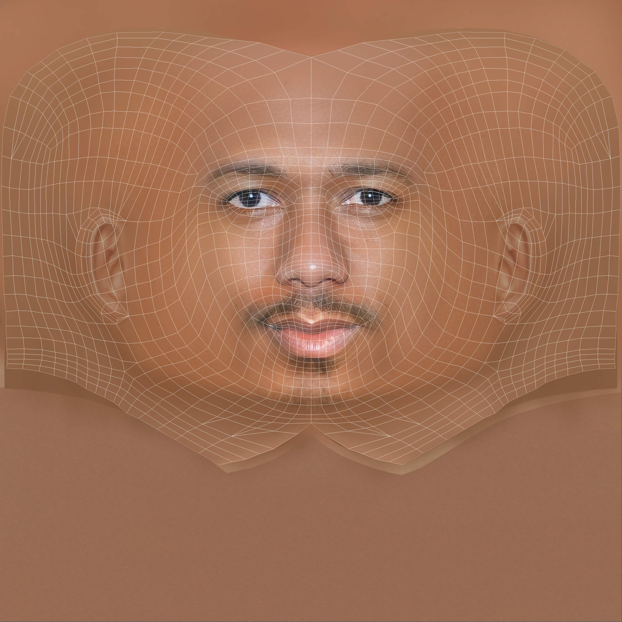 Nick Cannon Head - Low Poly Head for Game 3D Model by Nammichael