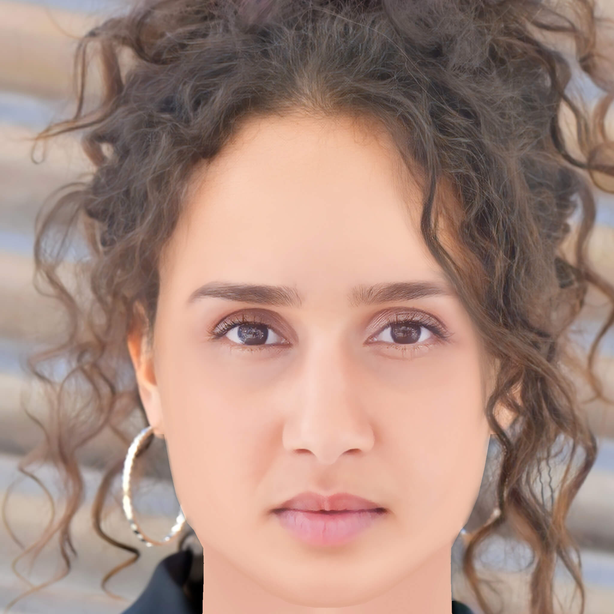 Oulaya Amamra Head - No Hair - Low Poly Head for Game 3D Model by ...