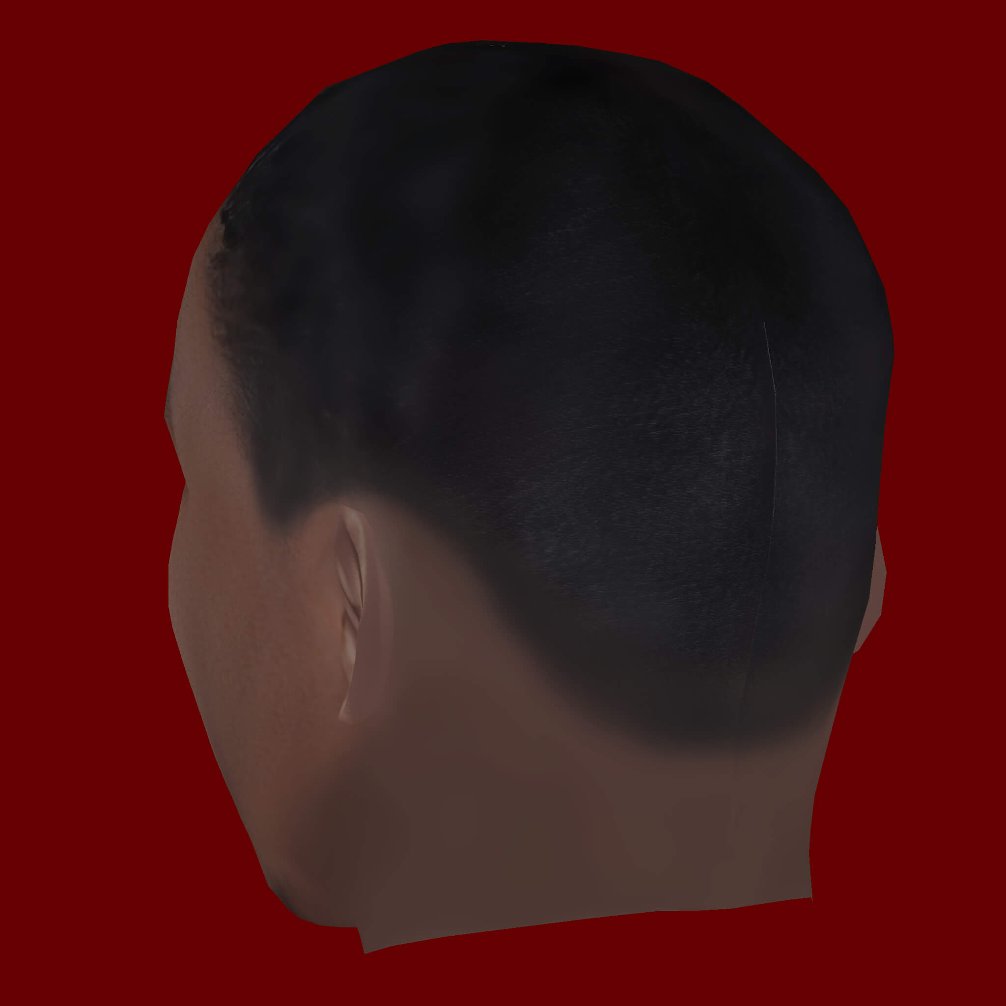 Paul Pogba Head - Low Poly Head for Game 3D Model by Nammichael
