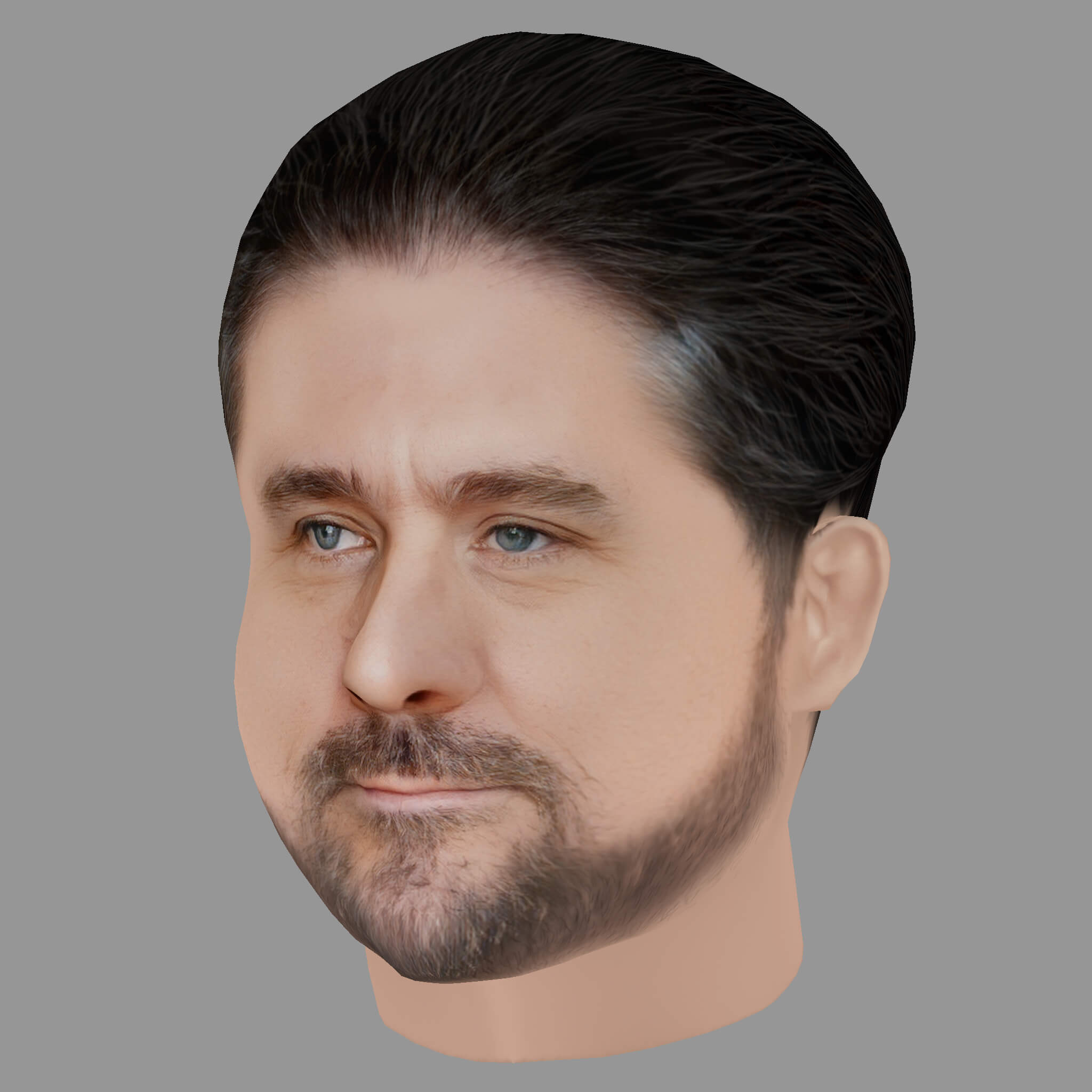 Phillip Schurer Head - Low Poly Head for Game 3D Model by Nammichael