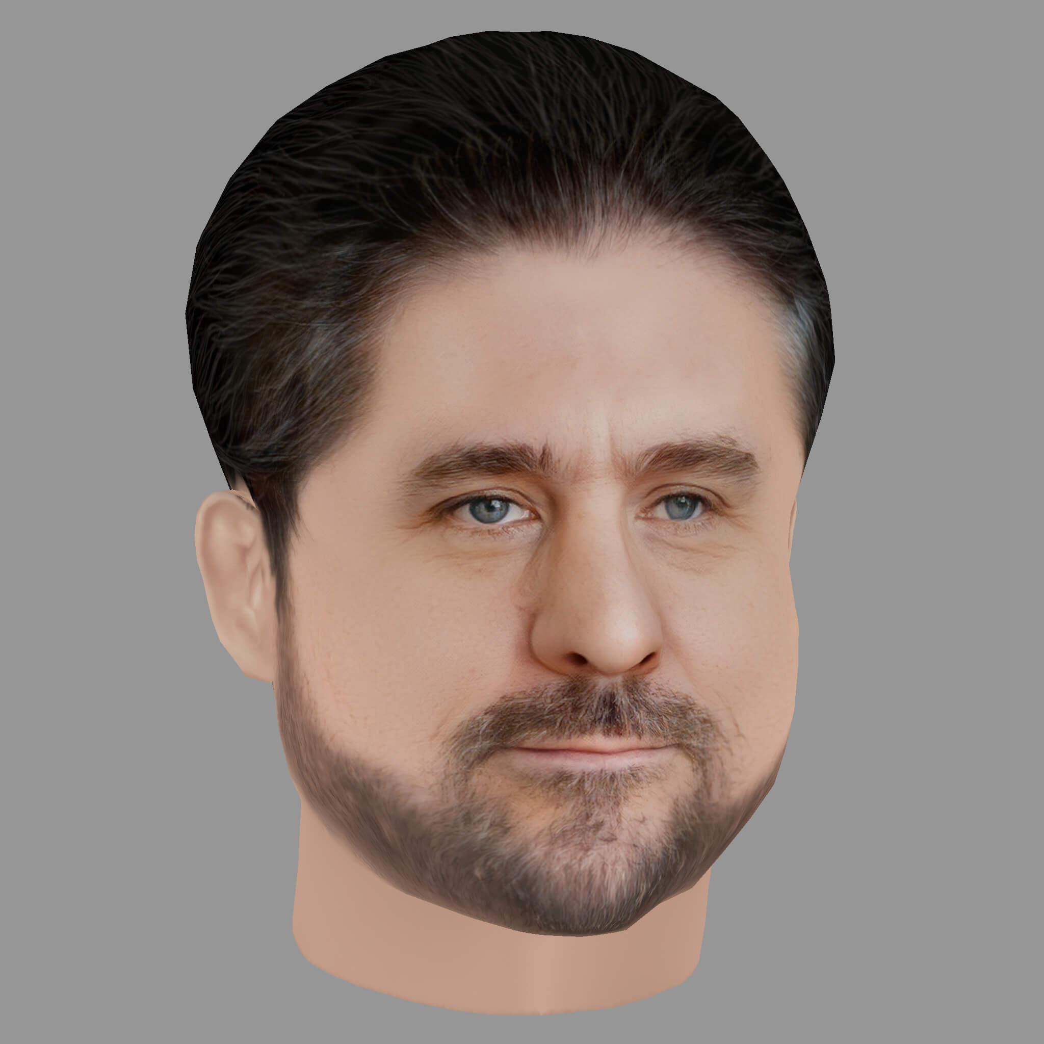Phillip Schurer Head - Low Poly Head for Game 3D Model by Nammichael