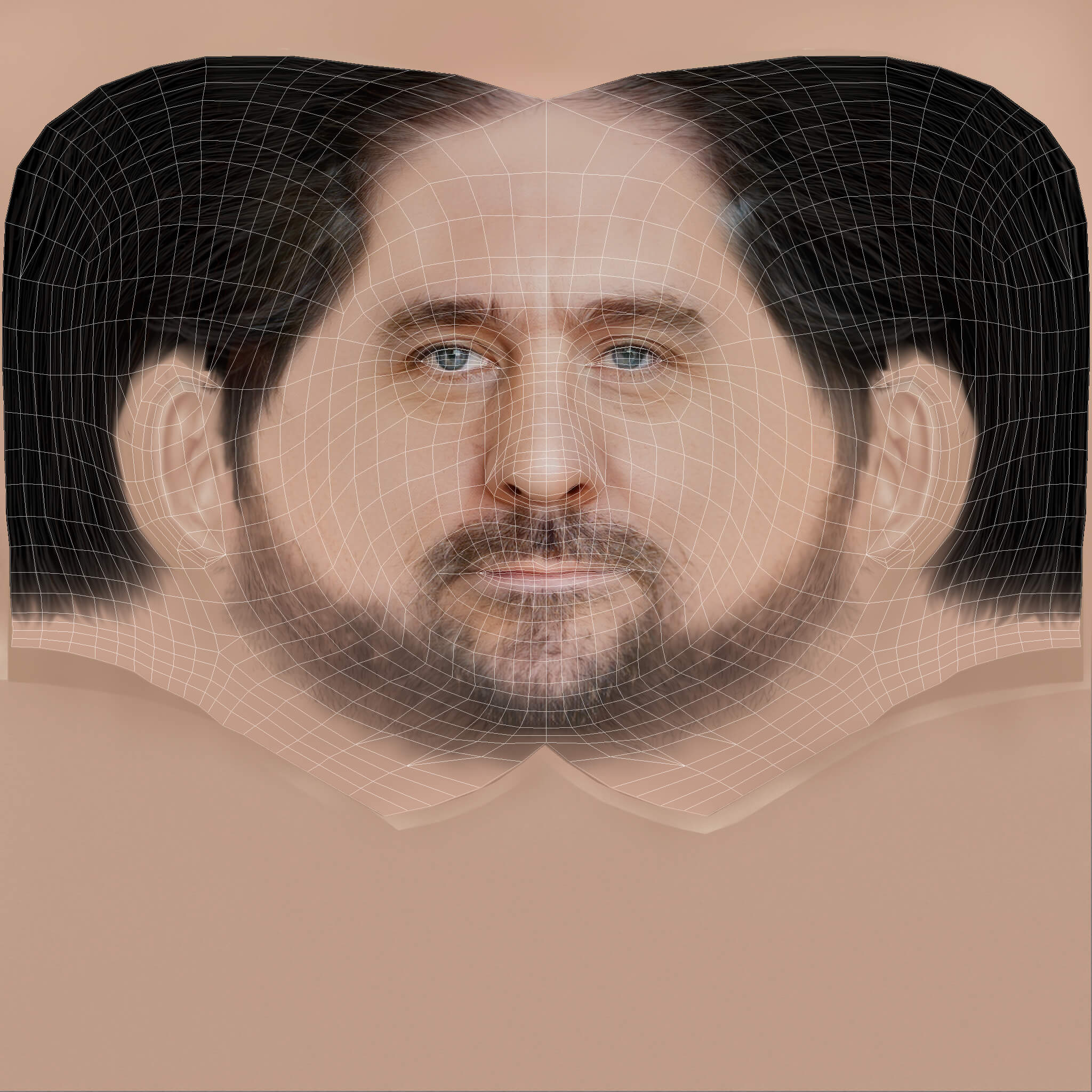 Phillip Schurer Head - Low Poly Head for Game 3D Model by Nammichael