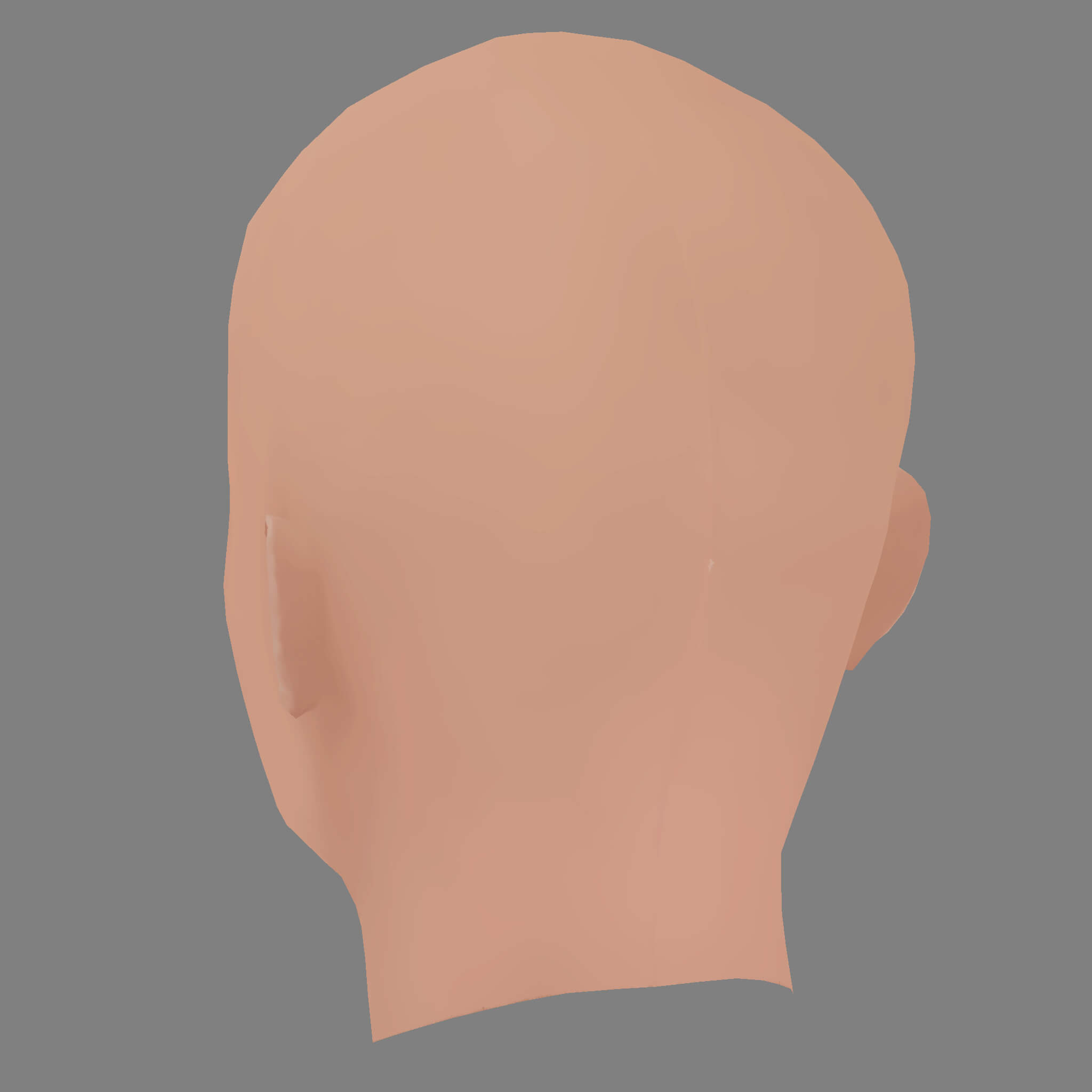 Rebecca Ferguson Head - No Hair - Low Poly Head for Game 3D Model by ...
