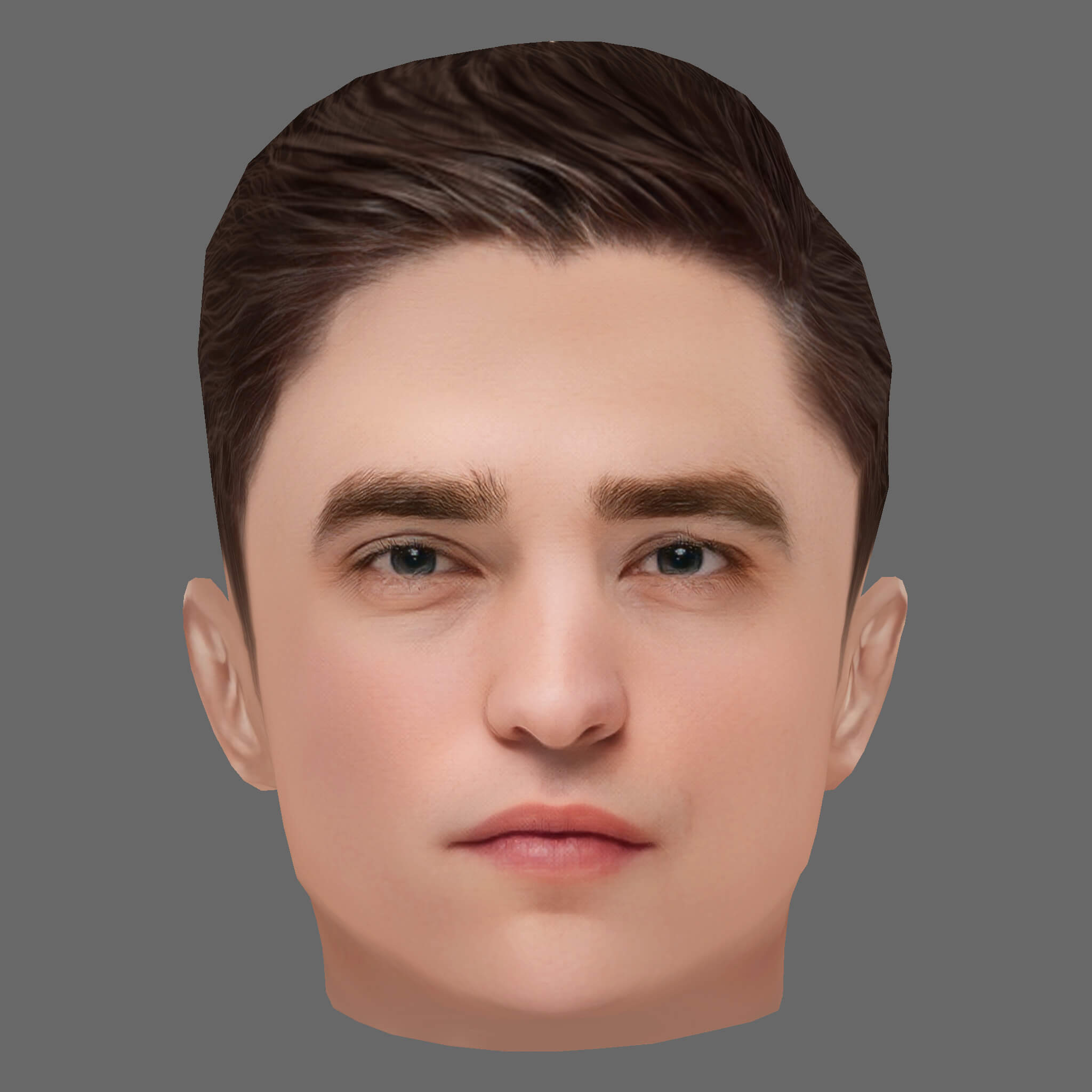 Robert Pattinson Head - 3D Model by Nammichael