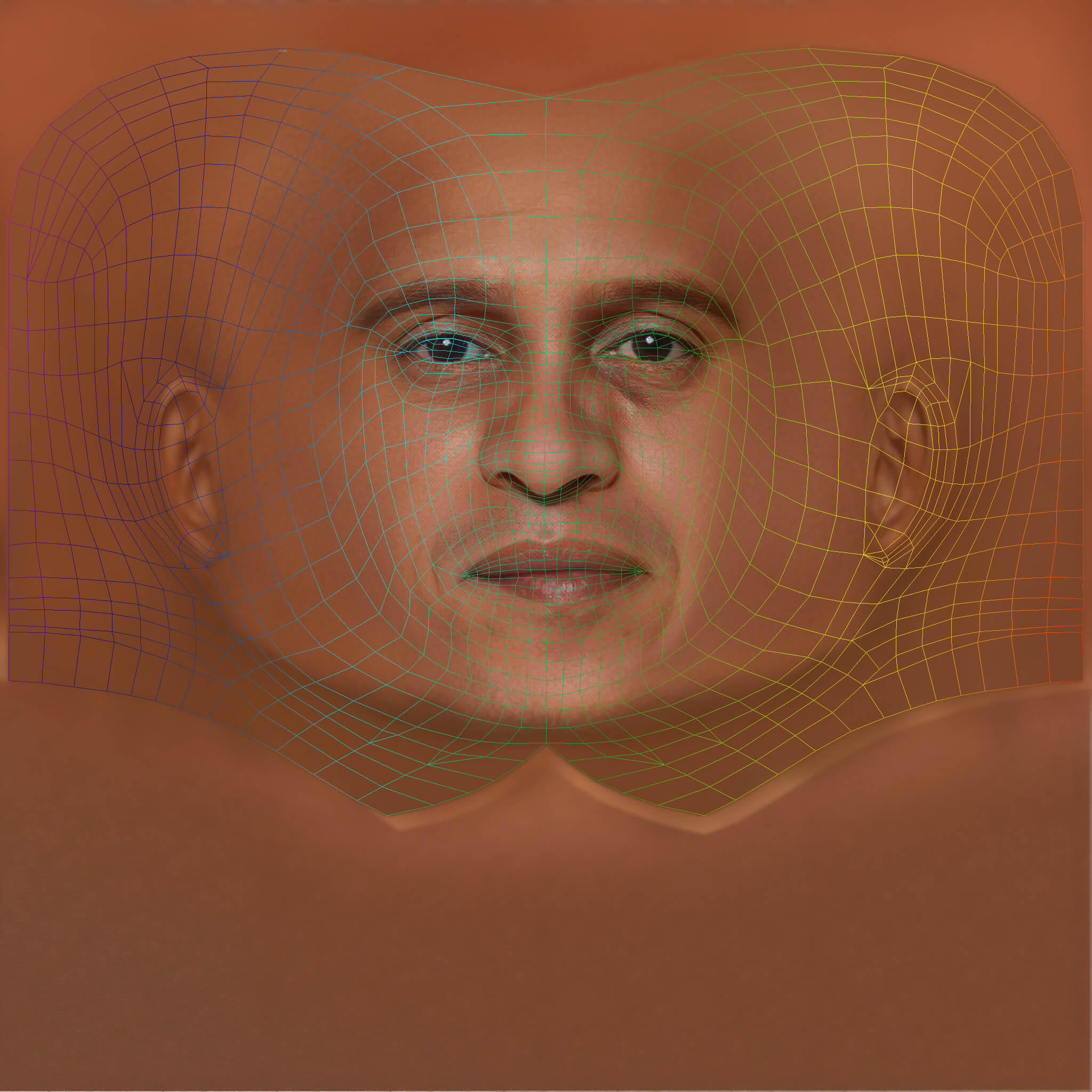 Roberto Carlos Head - Low Poly Head for Game Low Poly 3D Model by ...