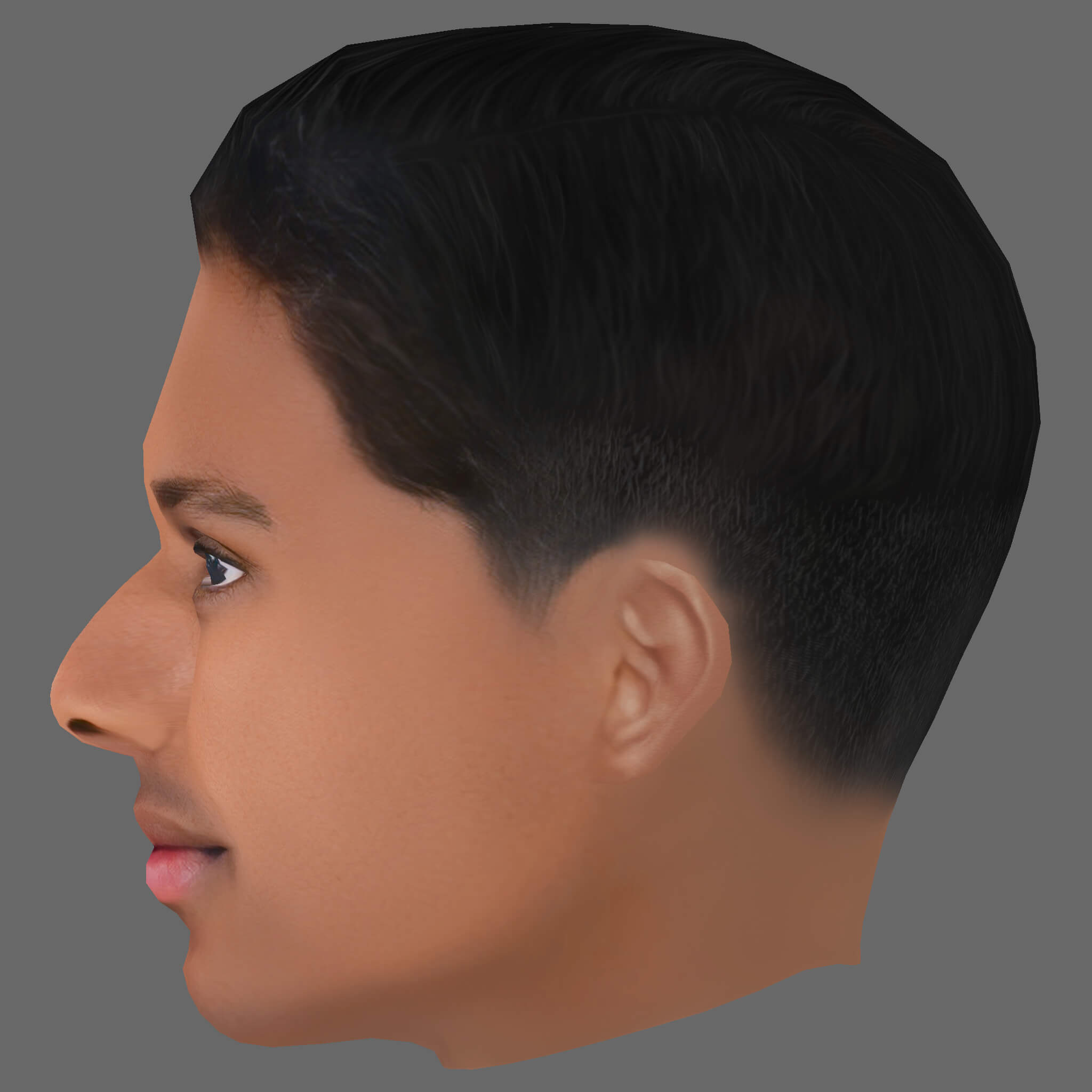 Rodrygo Goes Head - Low Poly Head for Game 3D Model by Nammichael