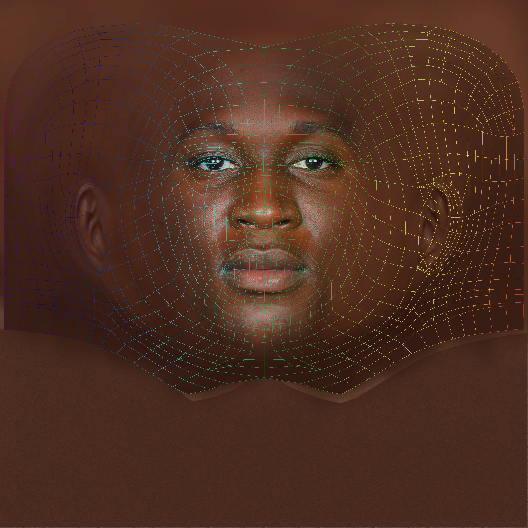 Romelu Lukaku Head - Low Poly Head for Game Low Poly 3D Model by Nammichael