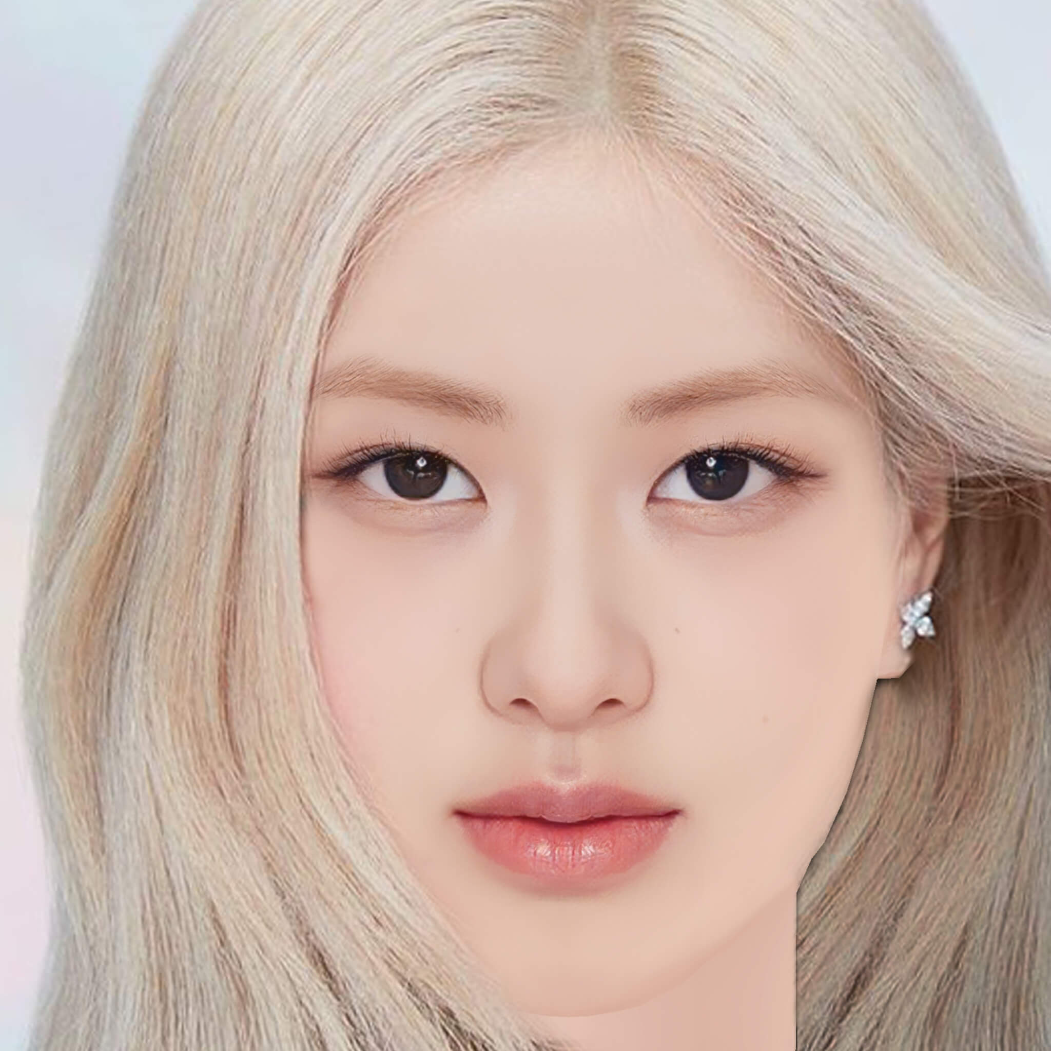 Rose Blackpink Head - No Hair - Low Poly Head for Game 3D Model by ...