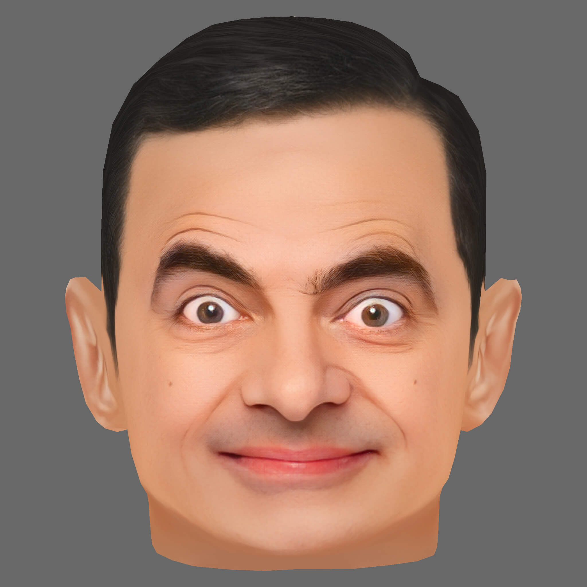 Rowan Atkinson Head - 3D Model by Nammichael
