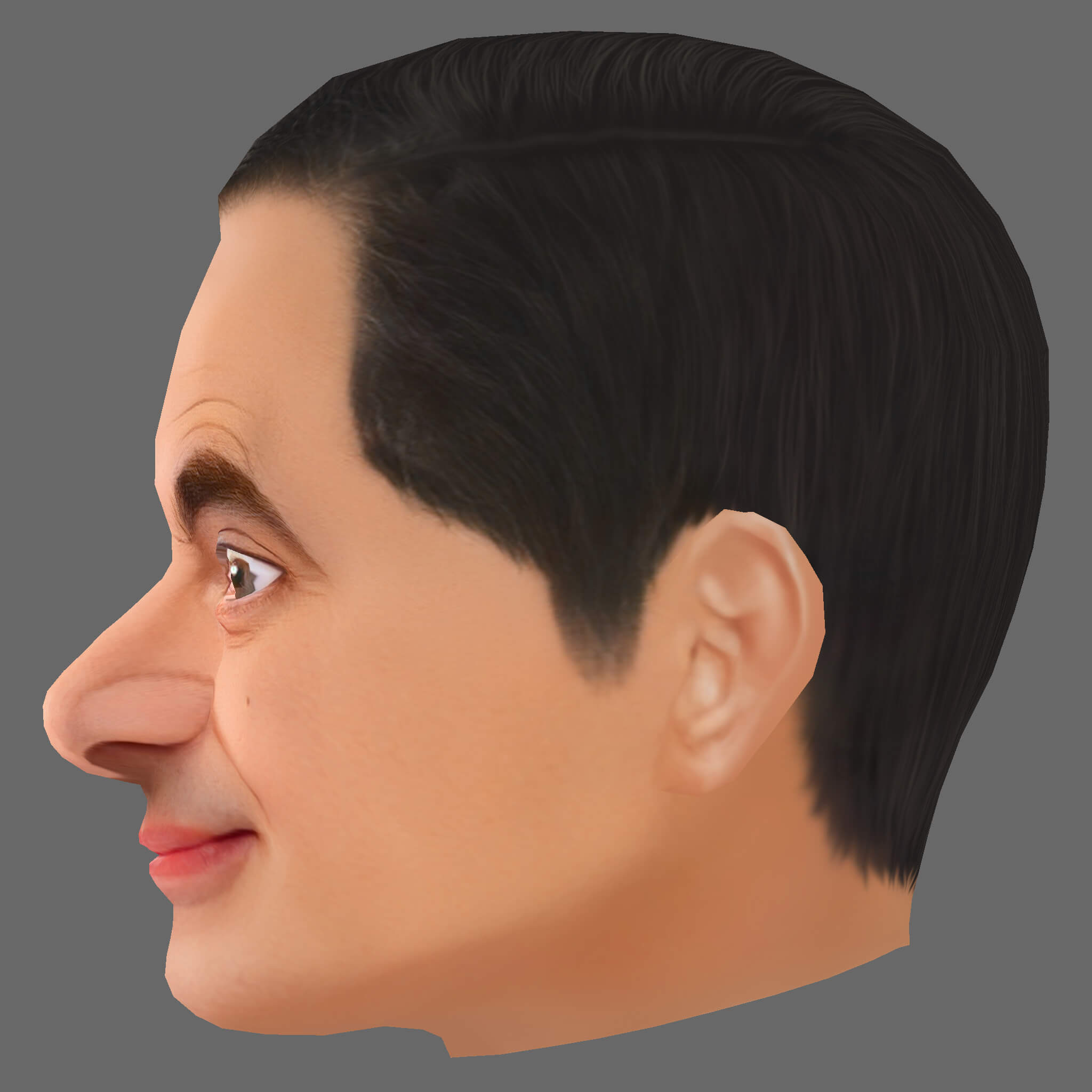 Rowan Atkinson Head - 3D Model by Nammichael