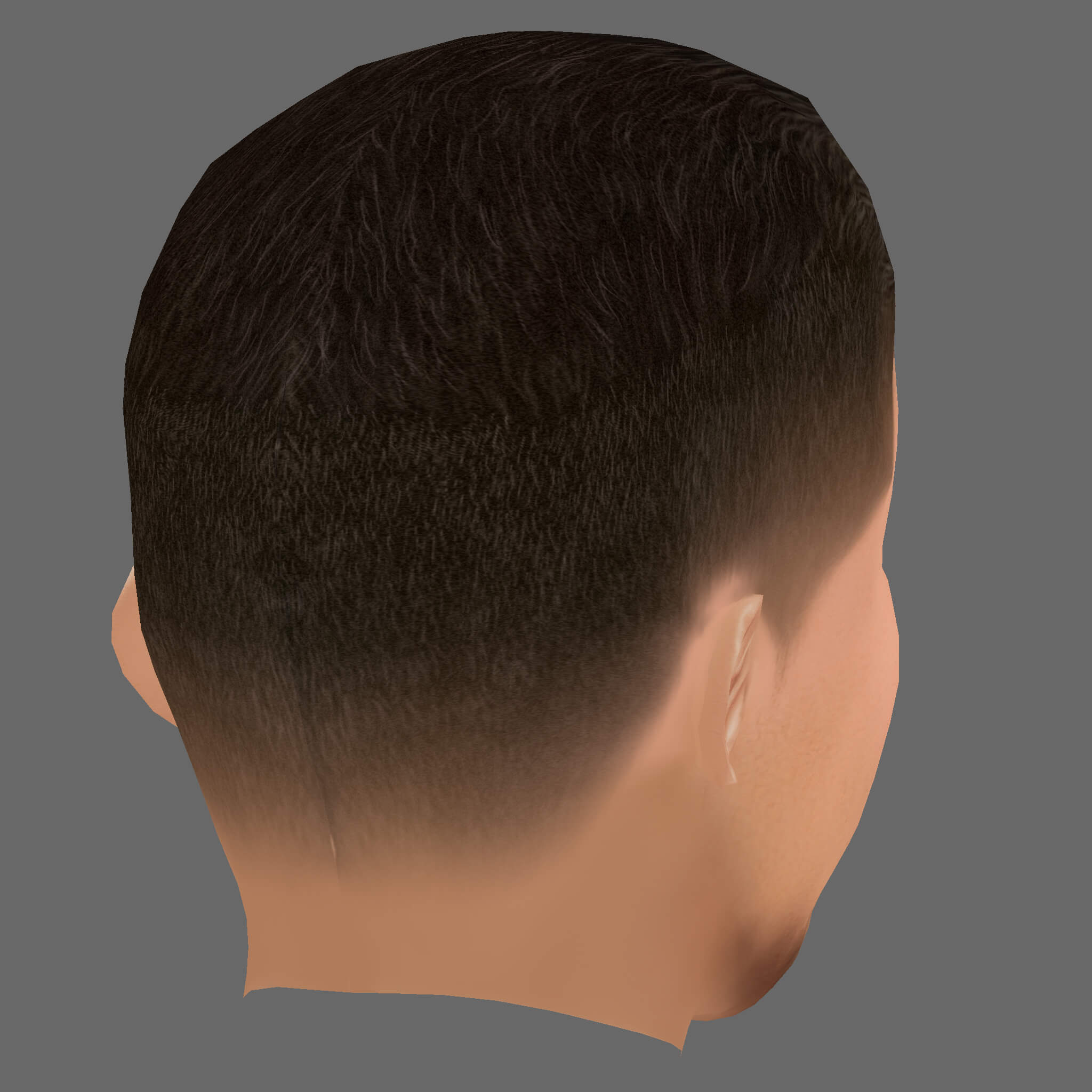 Ruben Dias Head - Low Poly Head for Game Low Poly 3D Model by Nammichael