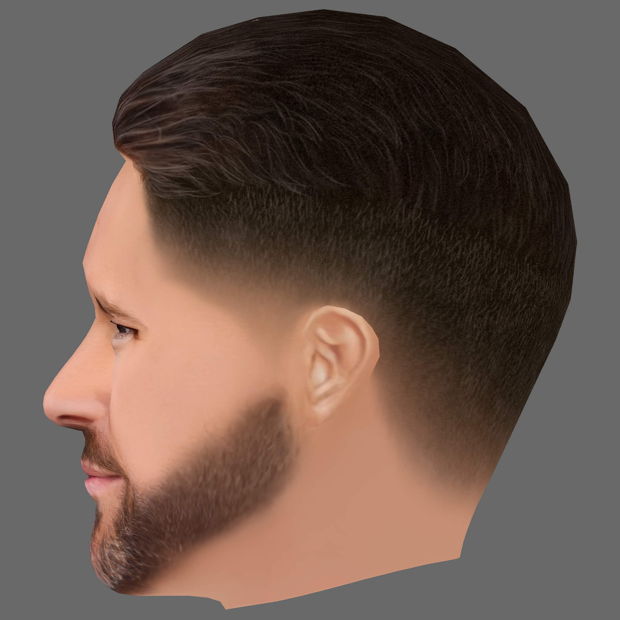 Ryan Reynolds Head - Low Poly Head for Game Low Poly 3D Model by Nammichael