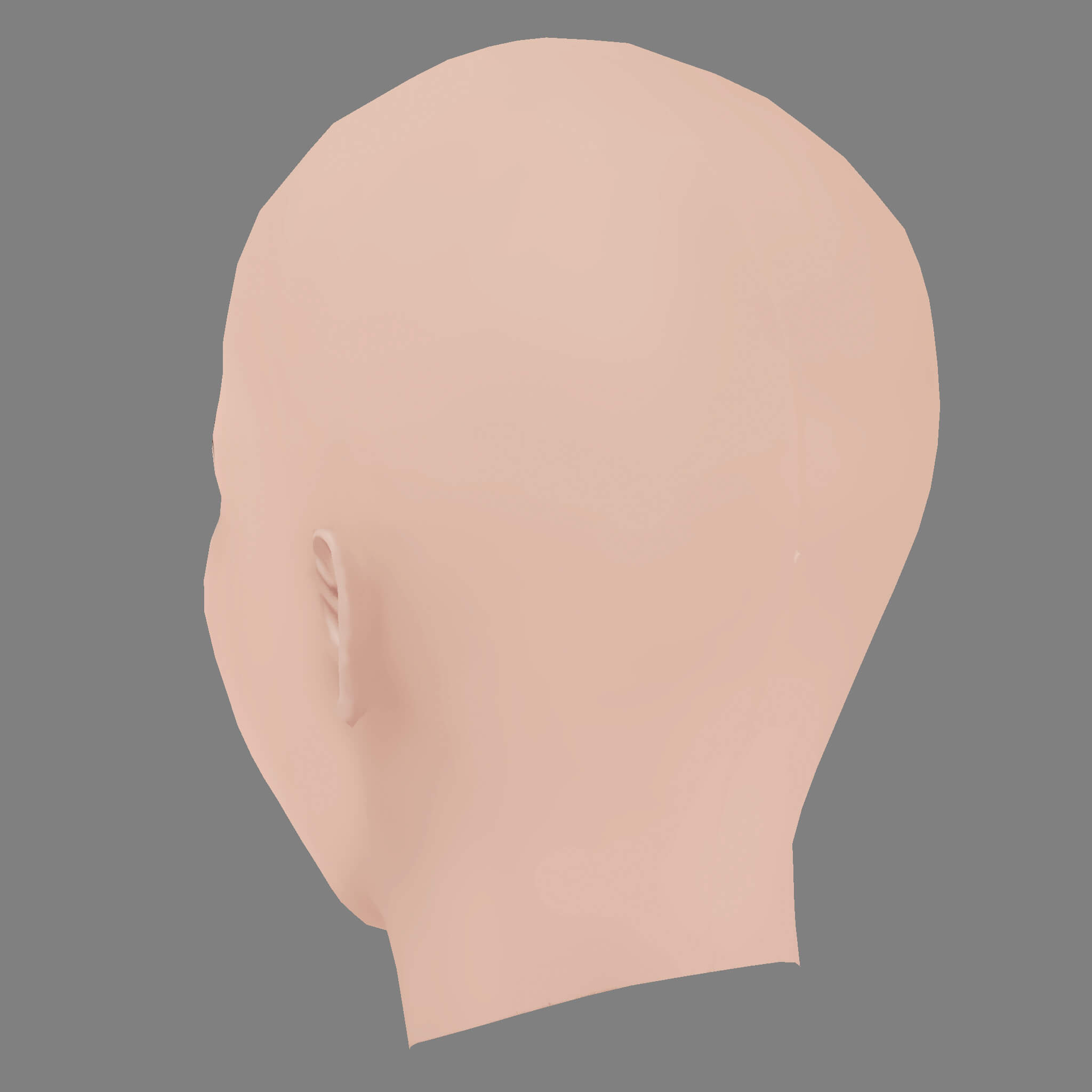Samantha Siqueiros Head - No Hair - Low Poly Head for Game 3D Model by ...