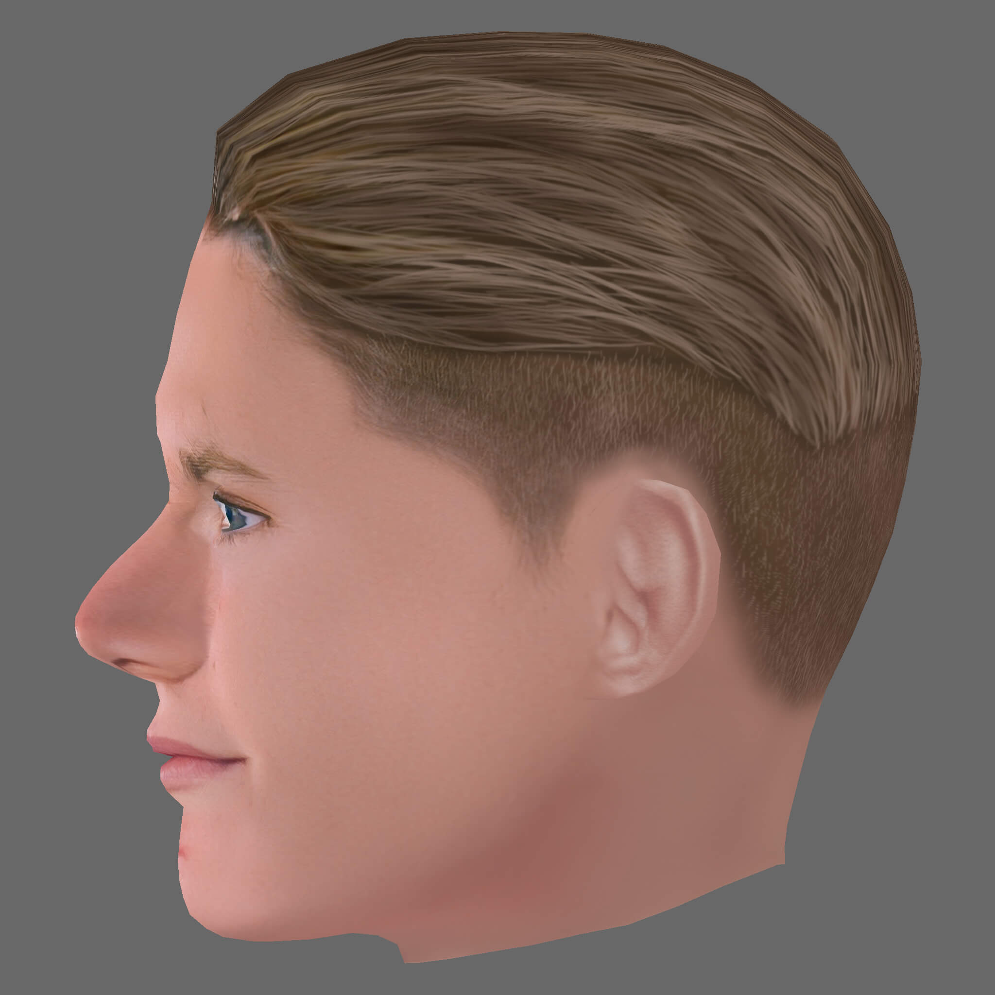 Scott Mctominay Head - Low Poly Head for Game 3D Model by Nammichael