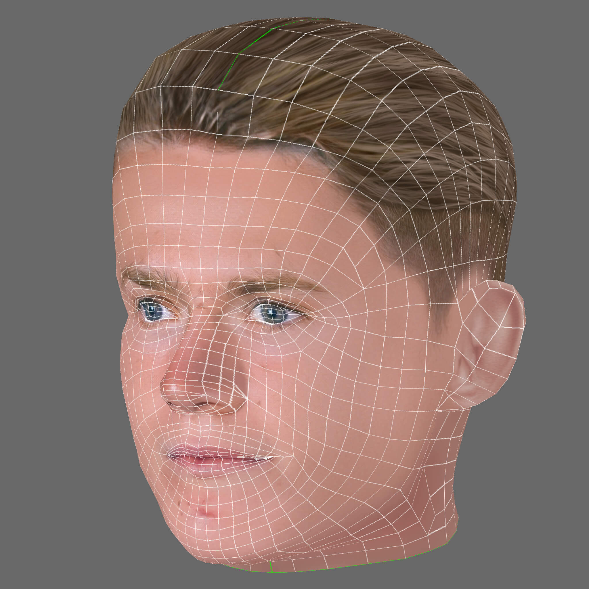 Scott Mctominay Head - Low Poly Head for Game 3D Model by Nammichael