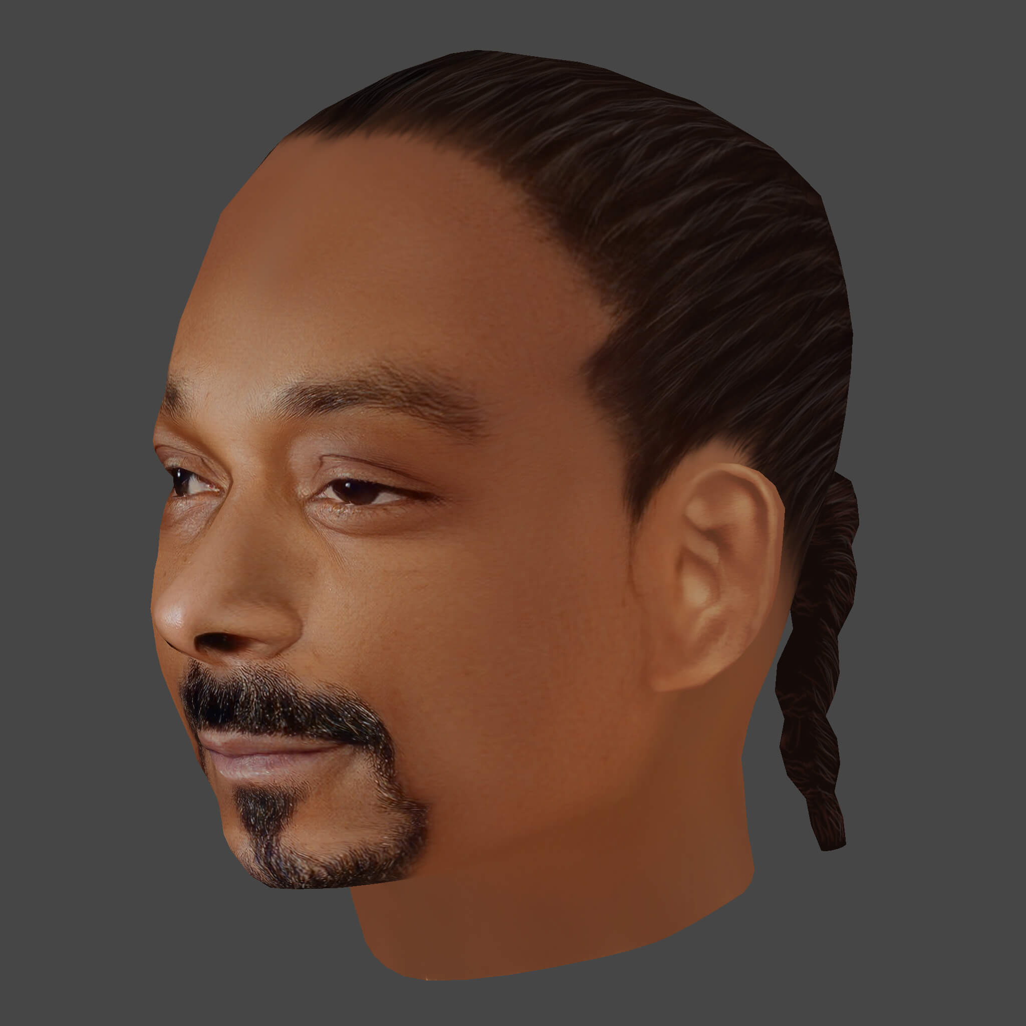 Snoop Dogg Head - Low Poly 3D Model by Nammichael