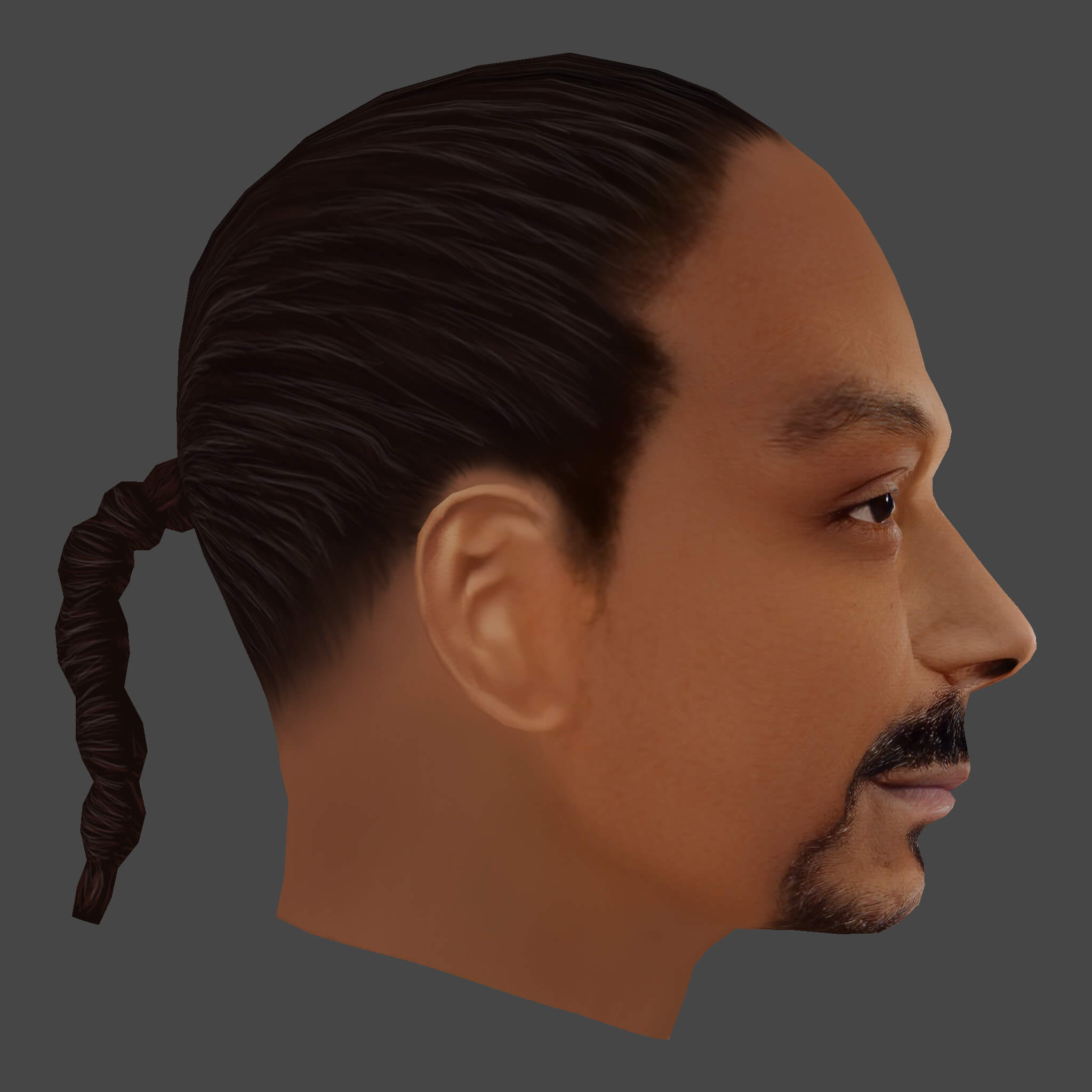 Snoop Dogg Head - Low Poly 3D Model by Nammichael