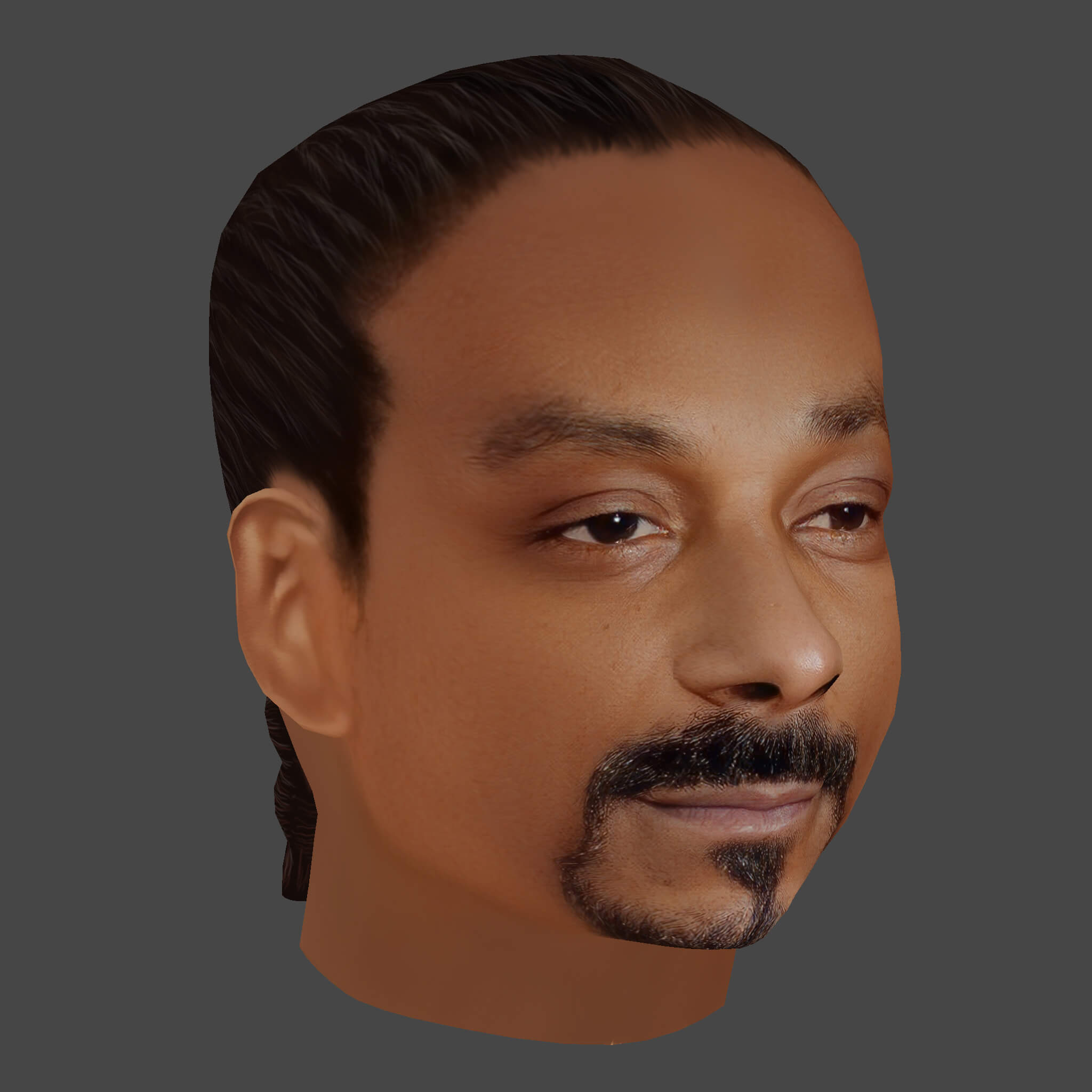 Snoop Dogg Head - Low Poly 3D Model by Nammichael