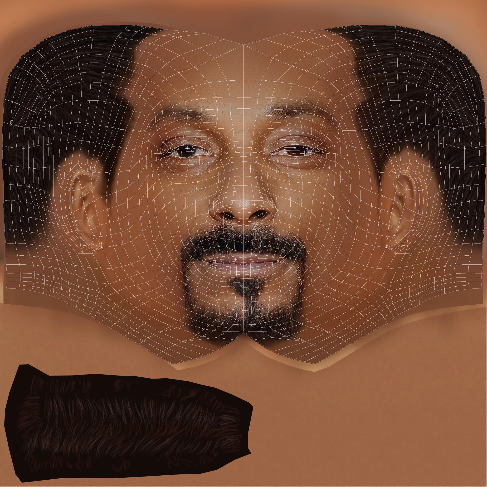 Snoop Dogg Head - Low Poly 3D Model by Nammichael