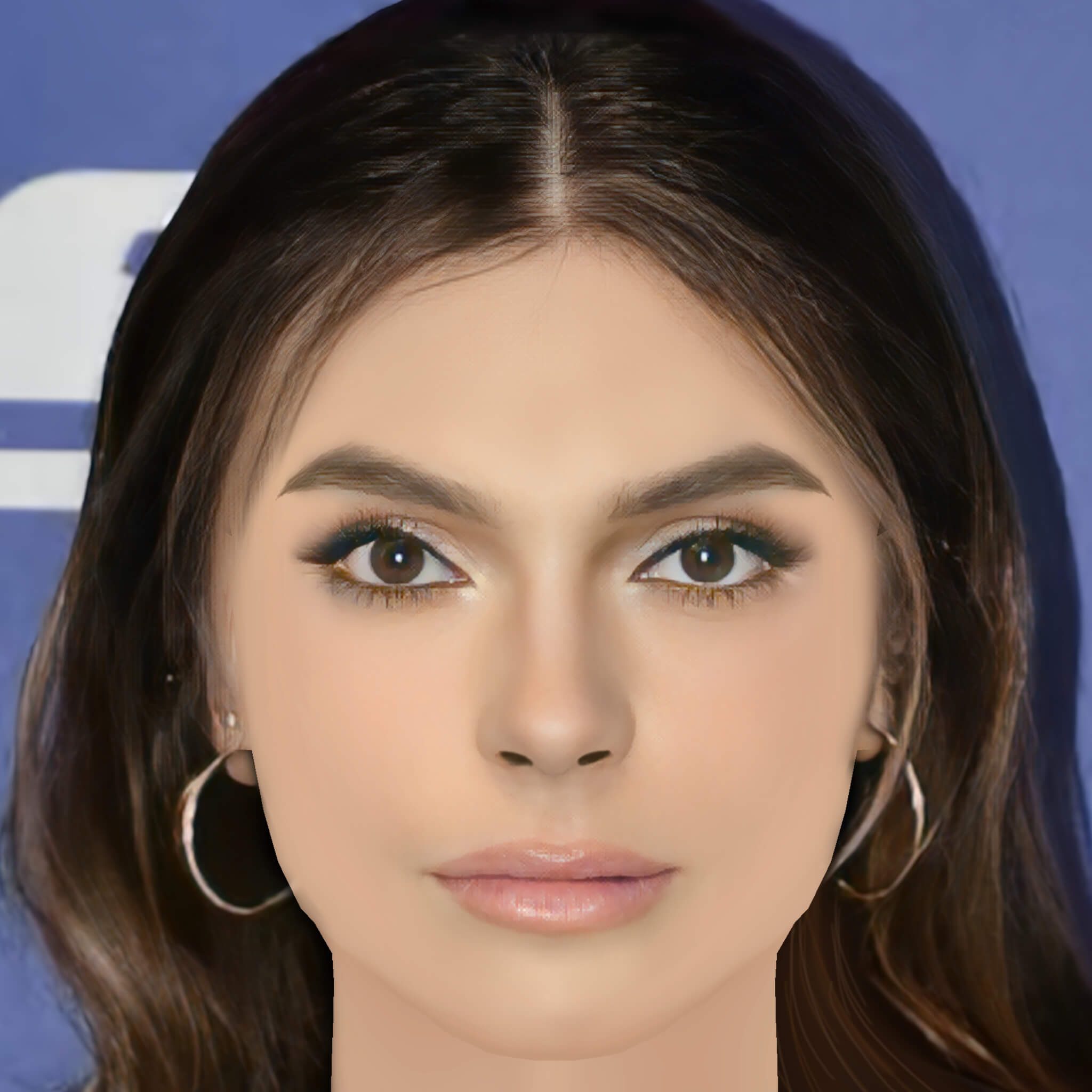 Sofia Castro Head - No Hair - Low Poly Head for Game 3D Model by Nammichael