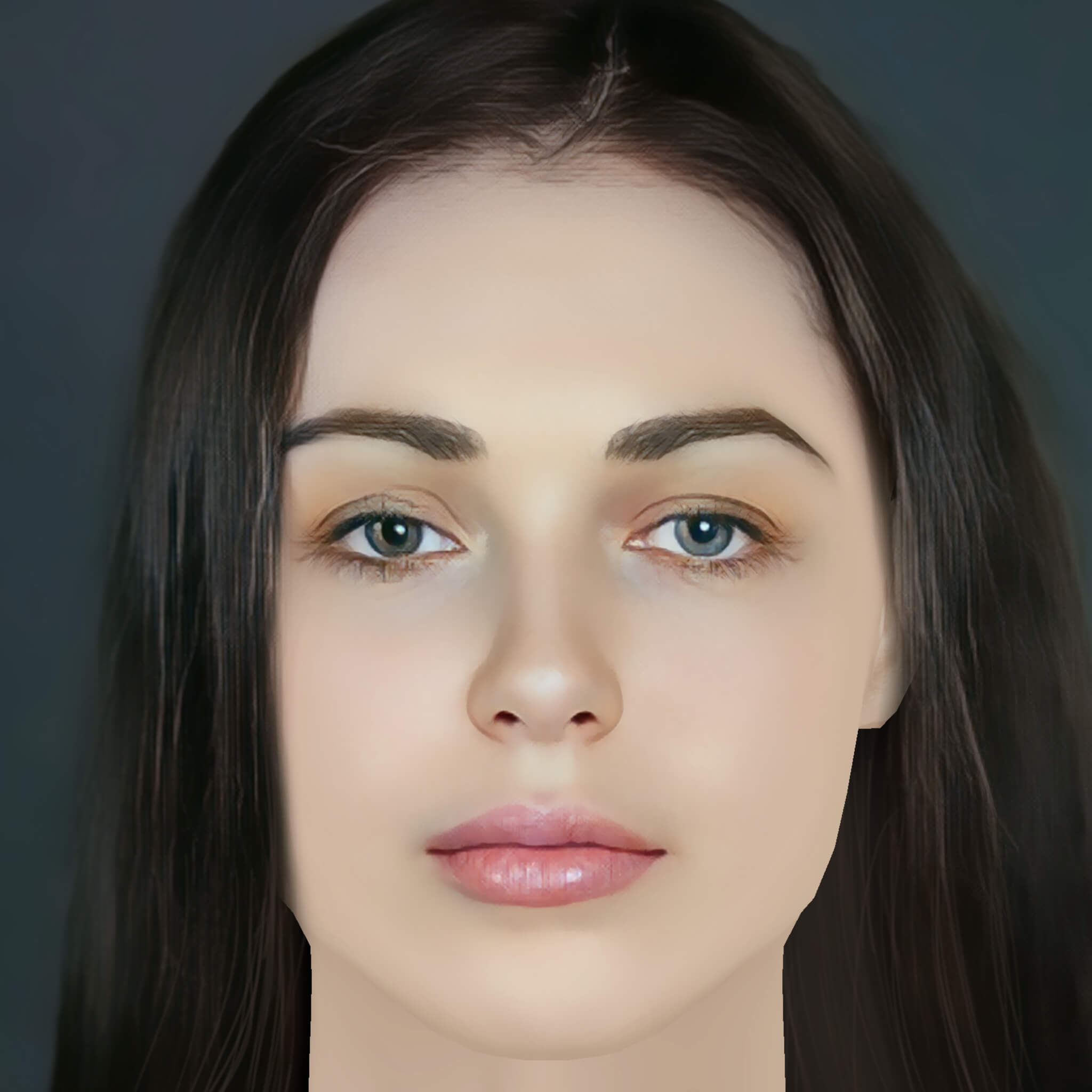 Sofya Sinitsyna Head - No Hair - Low Poly Head for Game 3D Model by Nammichael