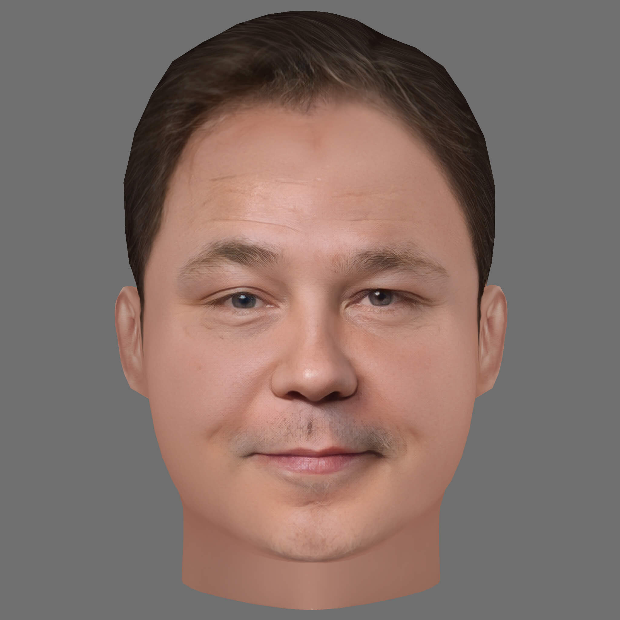 Stephen Graham Head - Low Poly Head for Game 3D Model by Nammichael