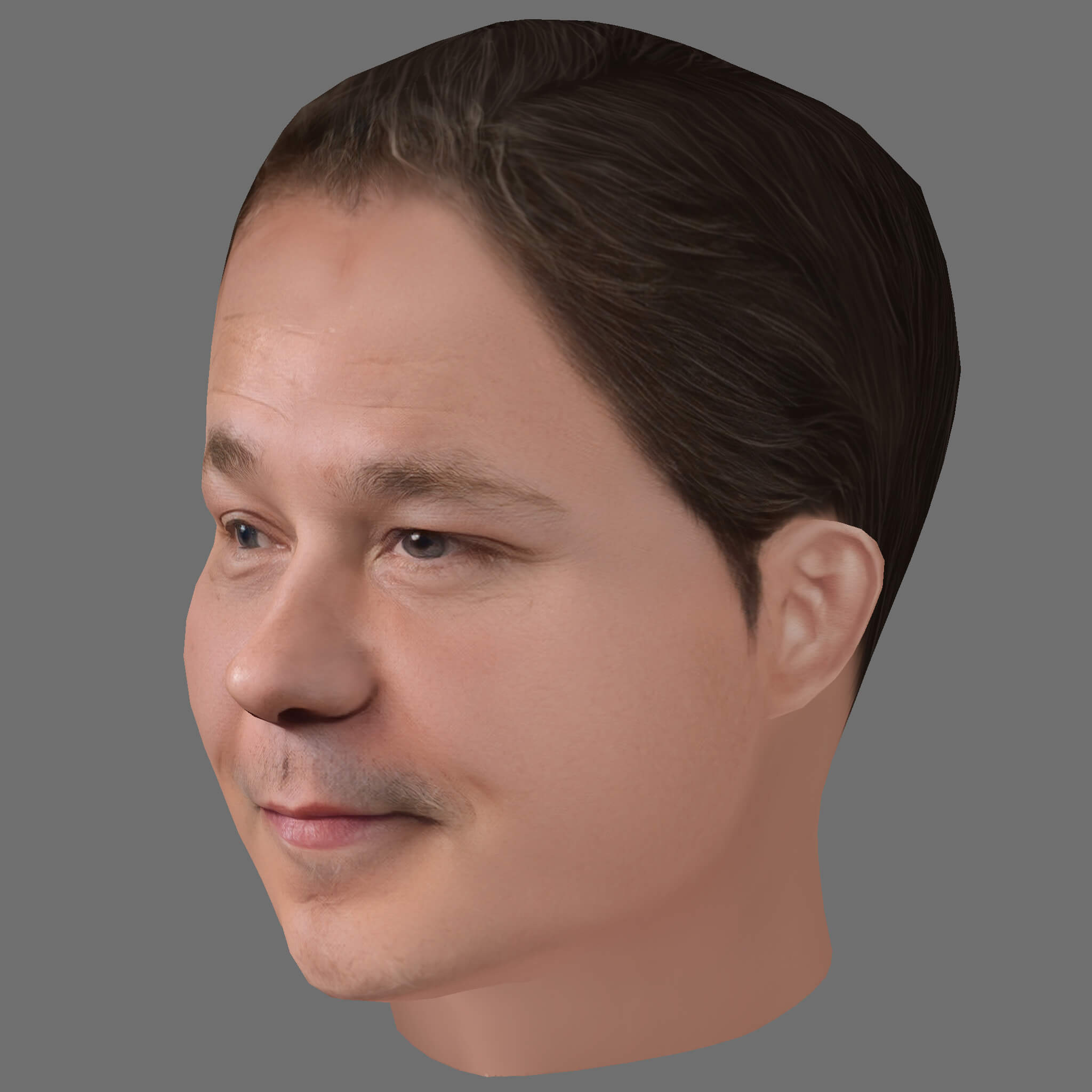 Stephen Graham Head - Low Poly Head for Game 3D Model by Nammichael
