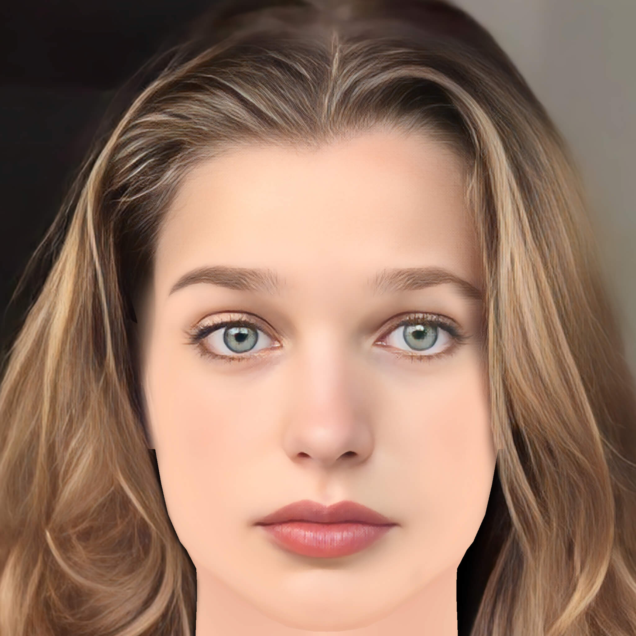 Teagan Croft Head - No Hair - Low Poly Head for Game 3D Model by Nammichael