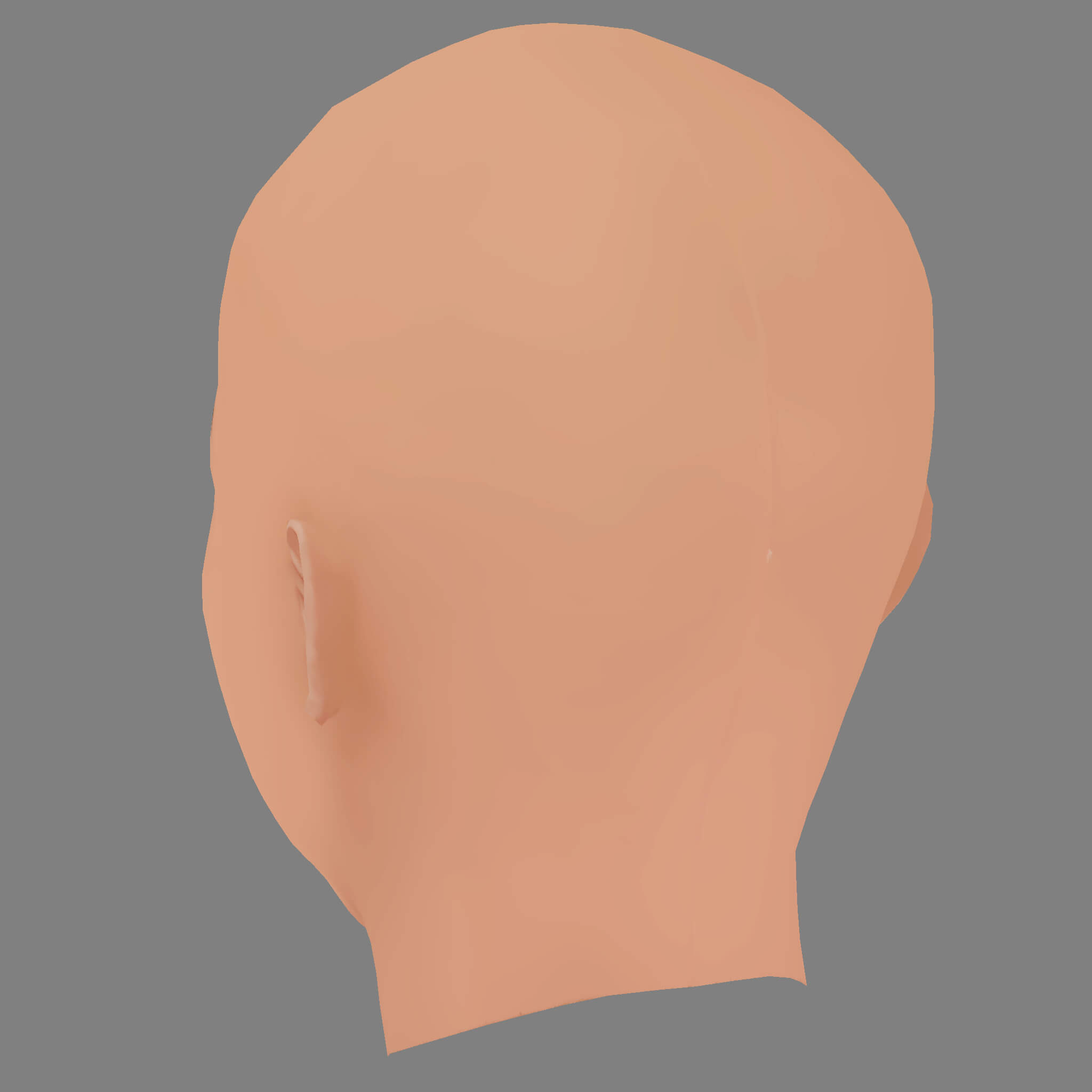 Tessa Thompson Head - No Hair - Low Poly Head for Game 3D Model by ...