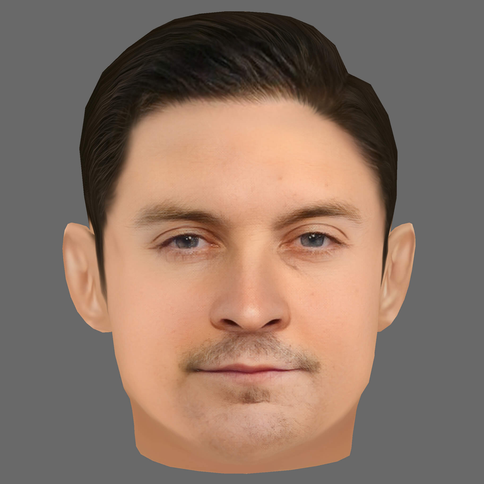 Tobey Maguire Head - Low Poly Head for Game 3D Model by Nammichael
