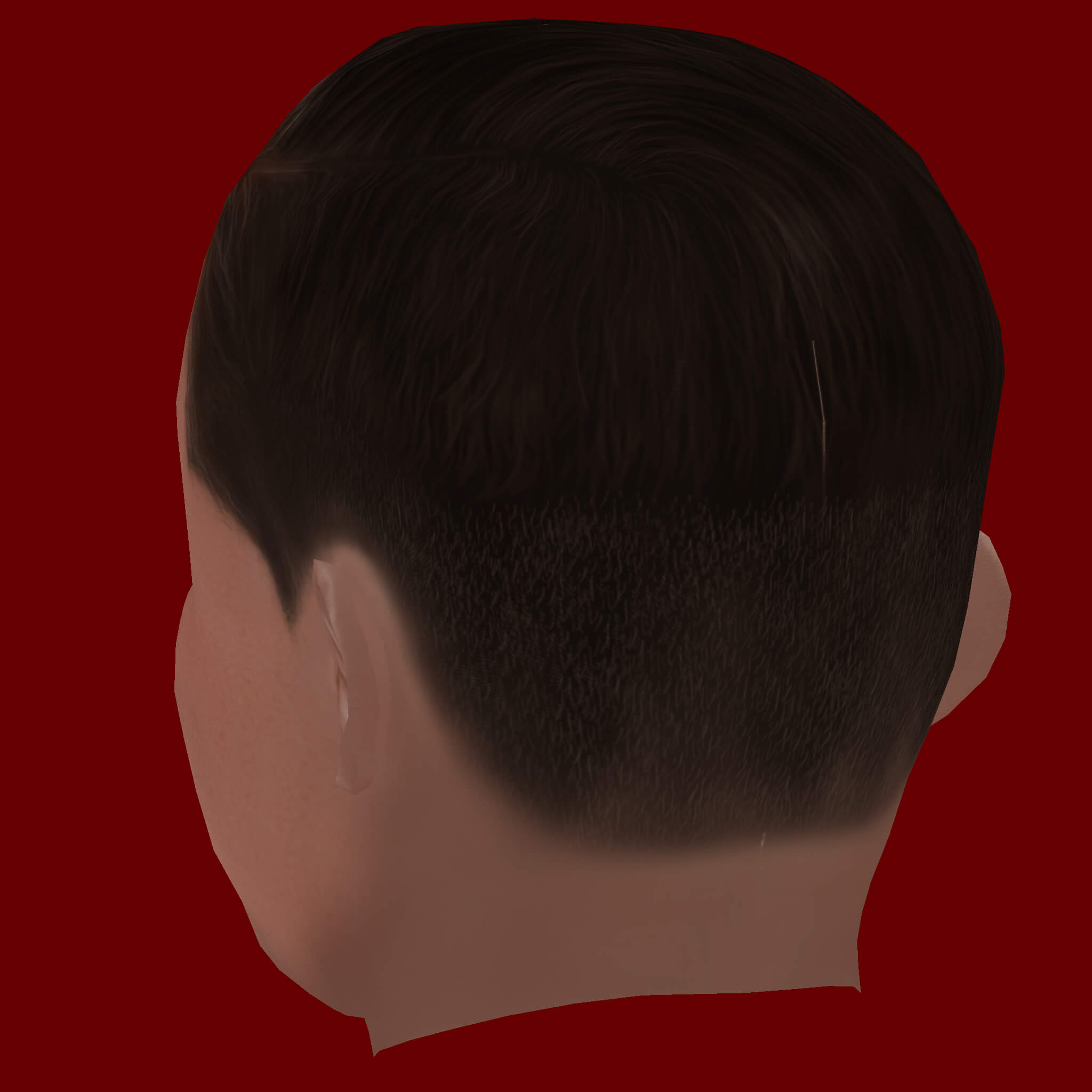 Toni Kroos Head - Low Poly Head for Game 3D Model by Nammichael