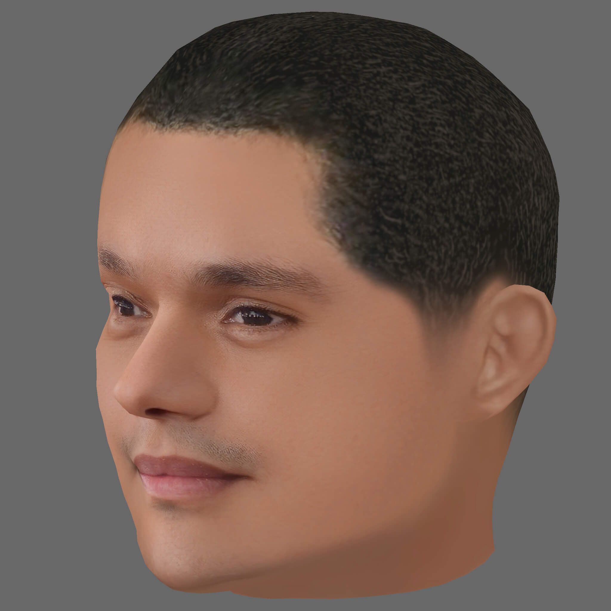 Trevor Noah Head - Low Poly Head for Game Low Poly 3D Model by Nammichael