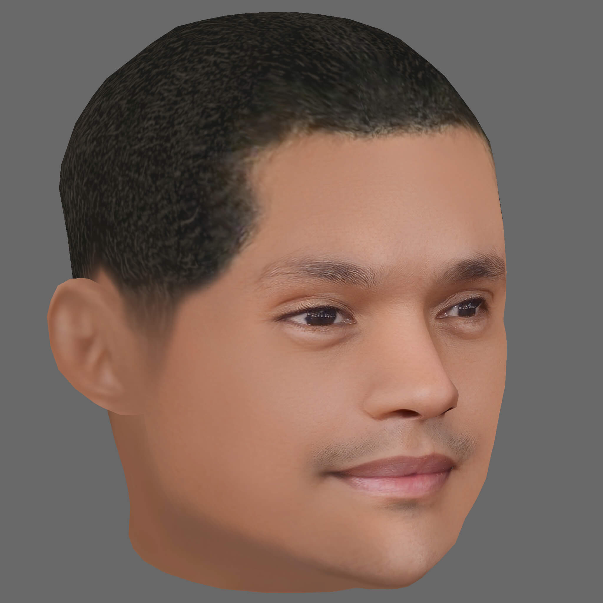 Trevor Noah Head - Low Poly Head for Game Low Poly 3D Model by Nammichael