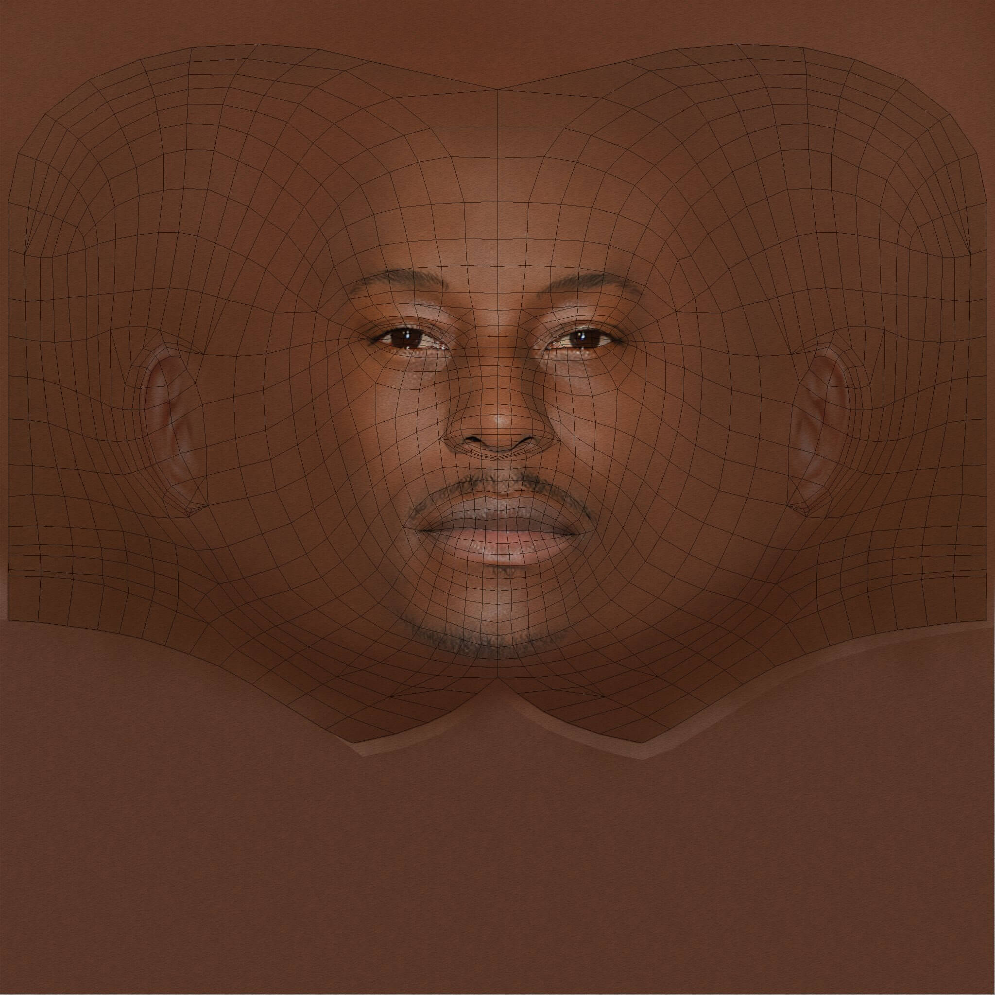 Tyrese Gibson Head - 3D Model by Nammichael