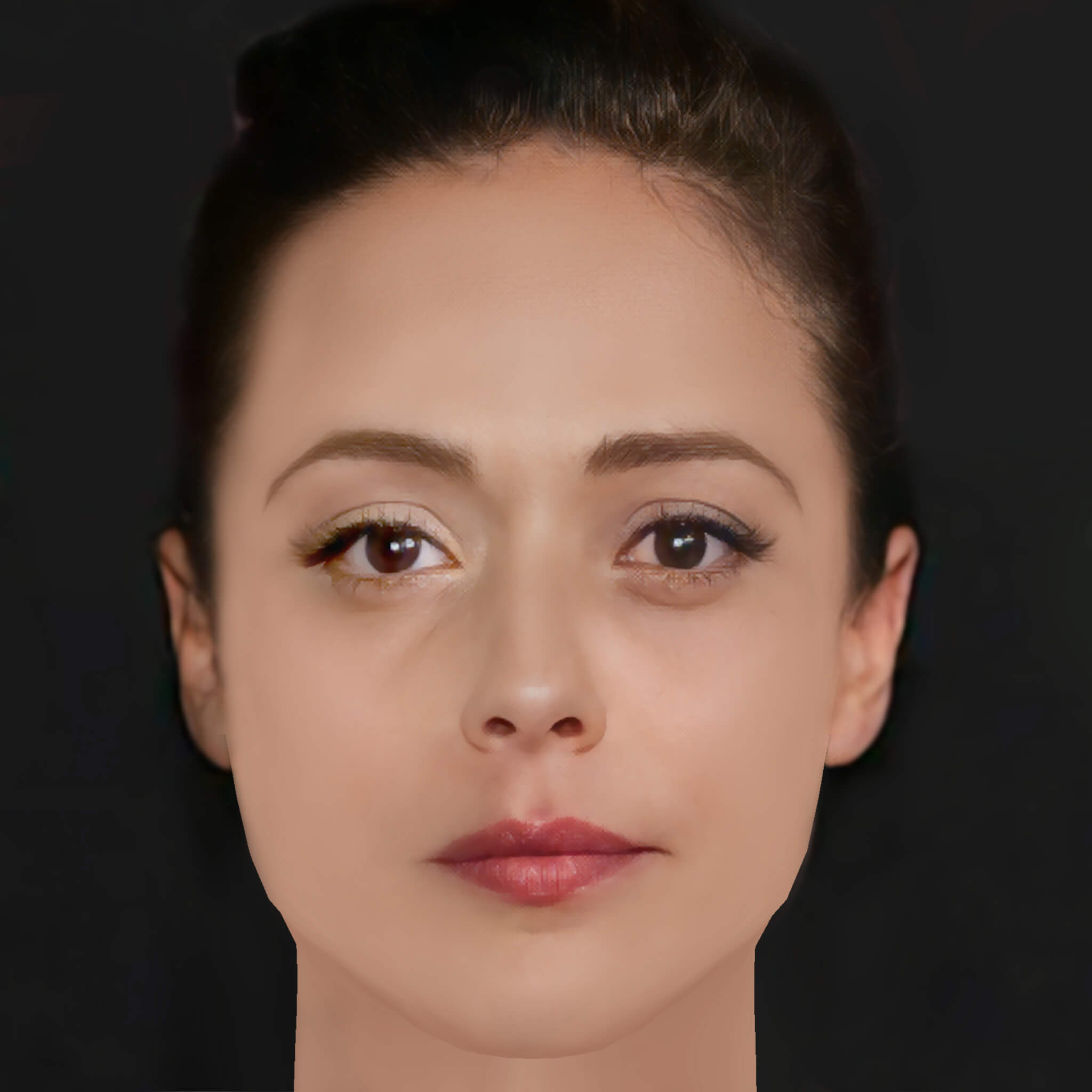 Valeria Bilello Head - No Hair - Low Poly Head for Game 3D Model by ...