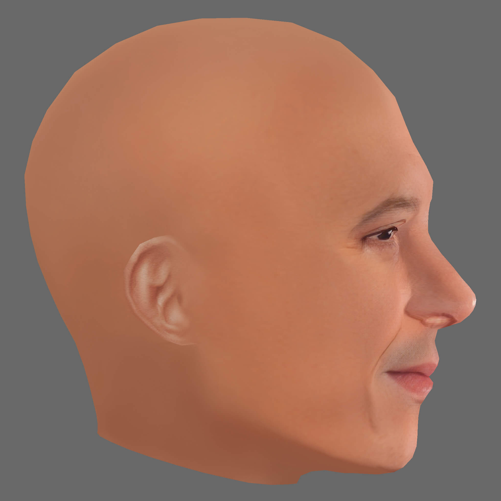 Vin Diesel Head - 3D Model by Nammichael