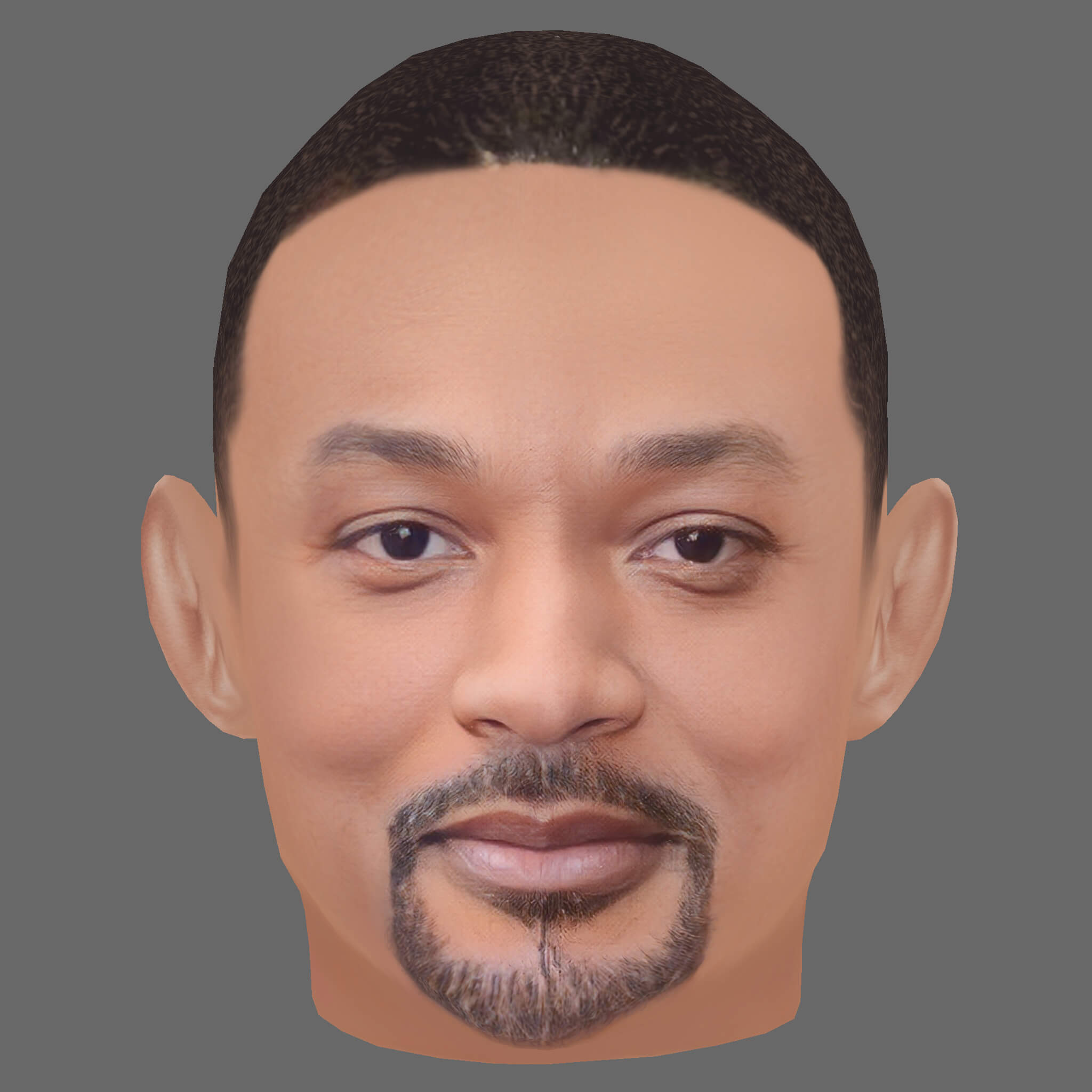 Will Smith Head - Low Poly Head for Game Low Poly 3D Model by Nammichael