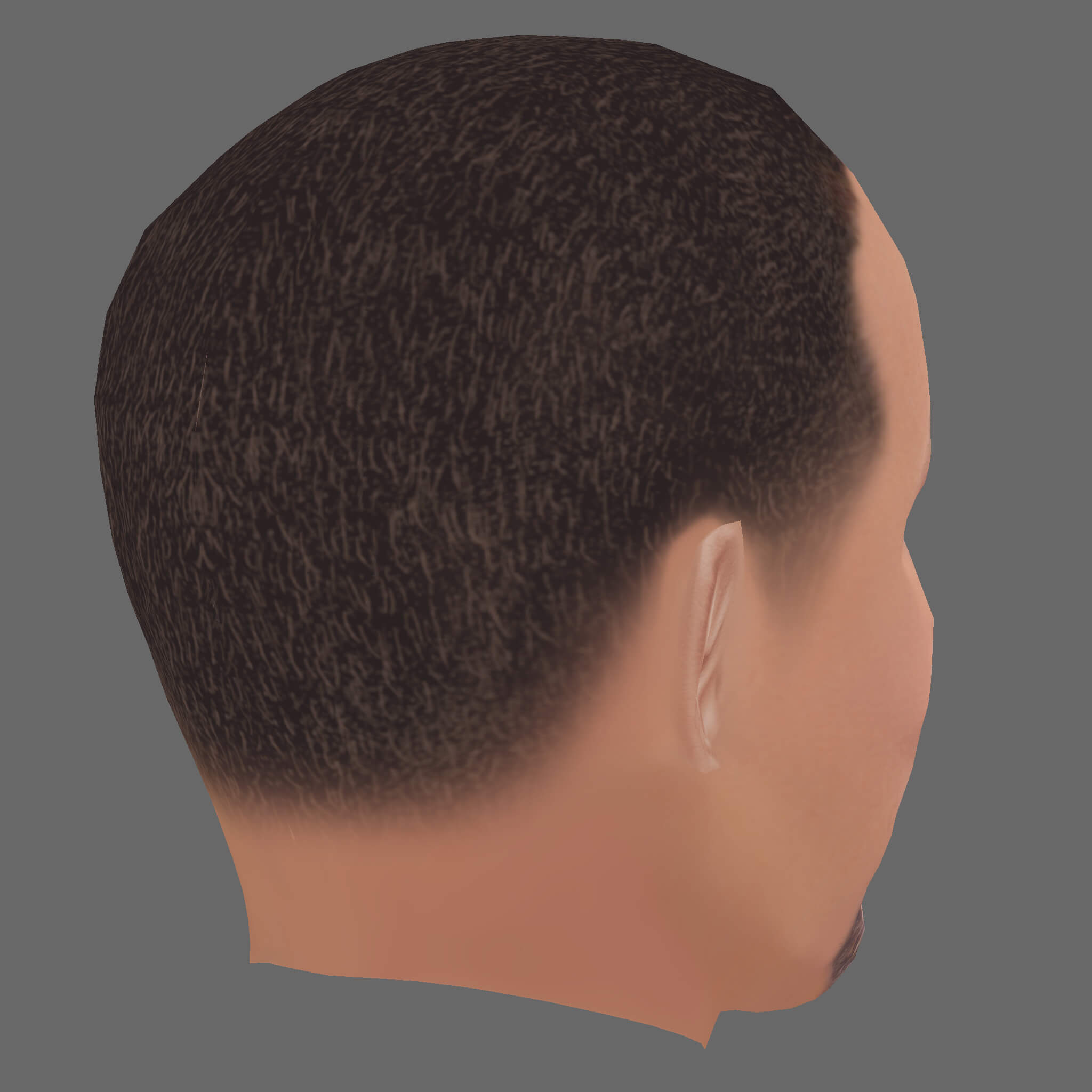 Will Smith Head - Low Poly Head for Game Low Poly 3D Model by Nammichael